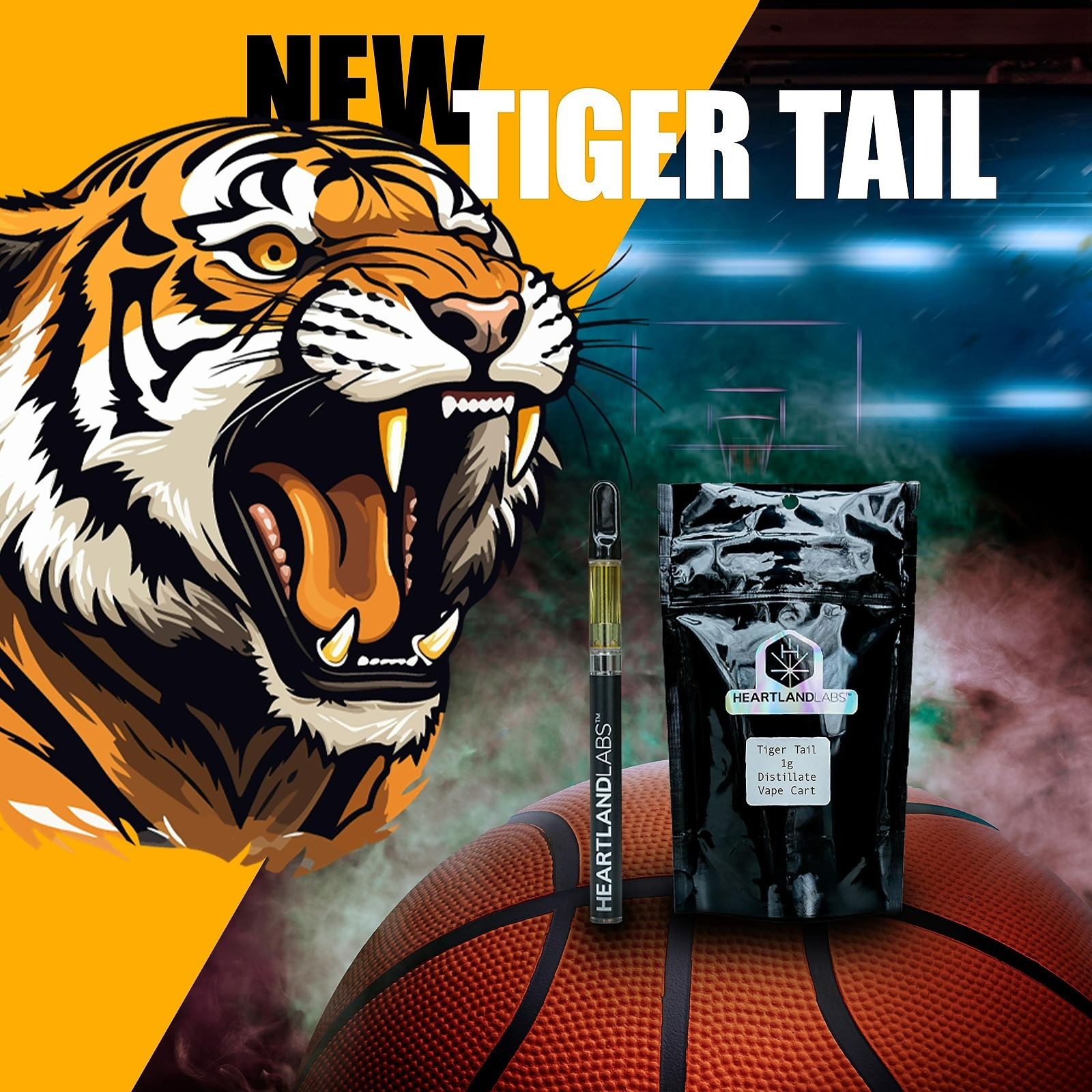 Heartland Labs: Tiger Tail 1G Vape | Leafly