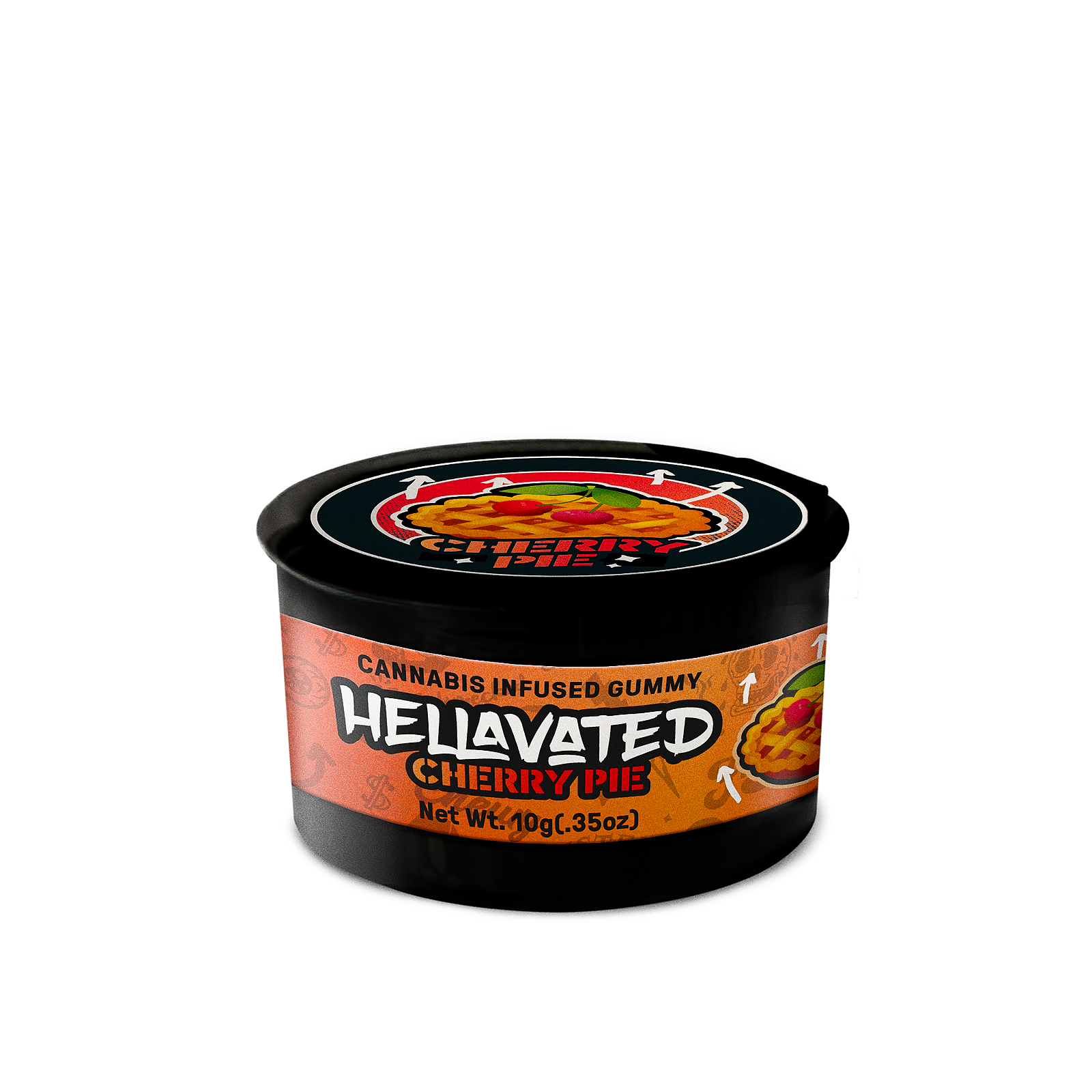 Hellavated: Cherry Pie (1pc) Gummiez 100mg | Leafly