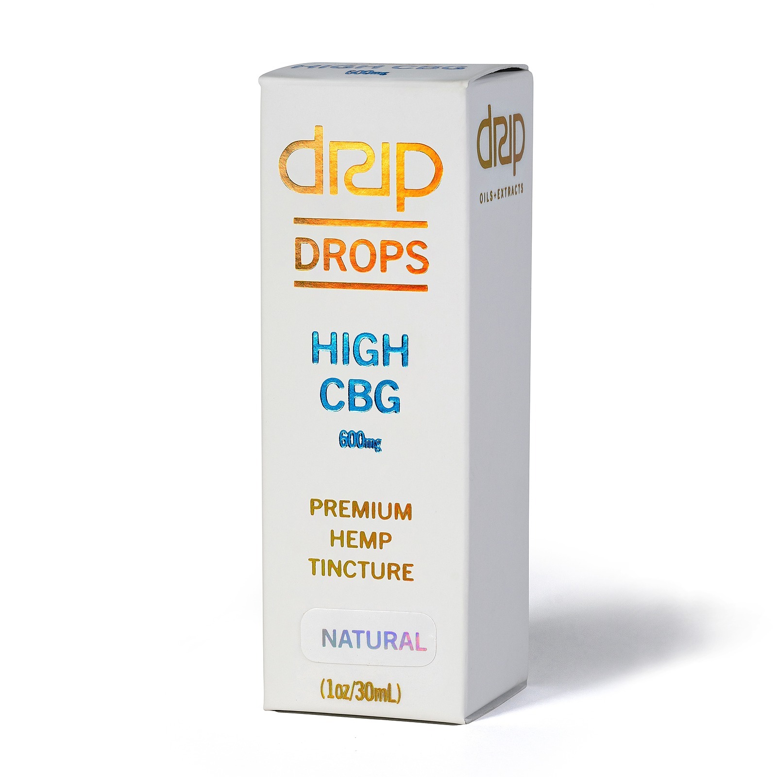 DRIP Oils + Extracts: DRIP DROPS High CBG Natural 600mg | Leafly