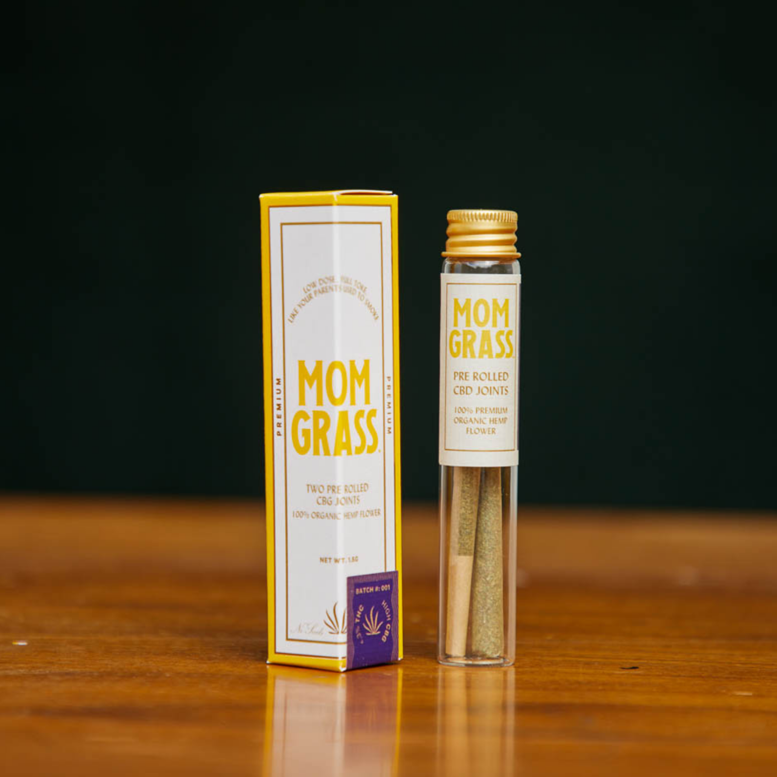 Dad Grass: Mom Grass CBG Pre Rolled Hemp Twoobie™ | Leafly