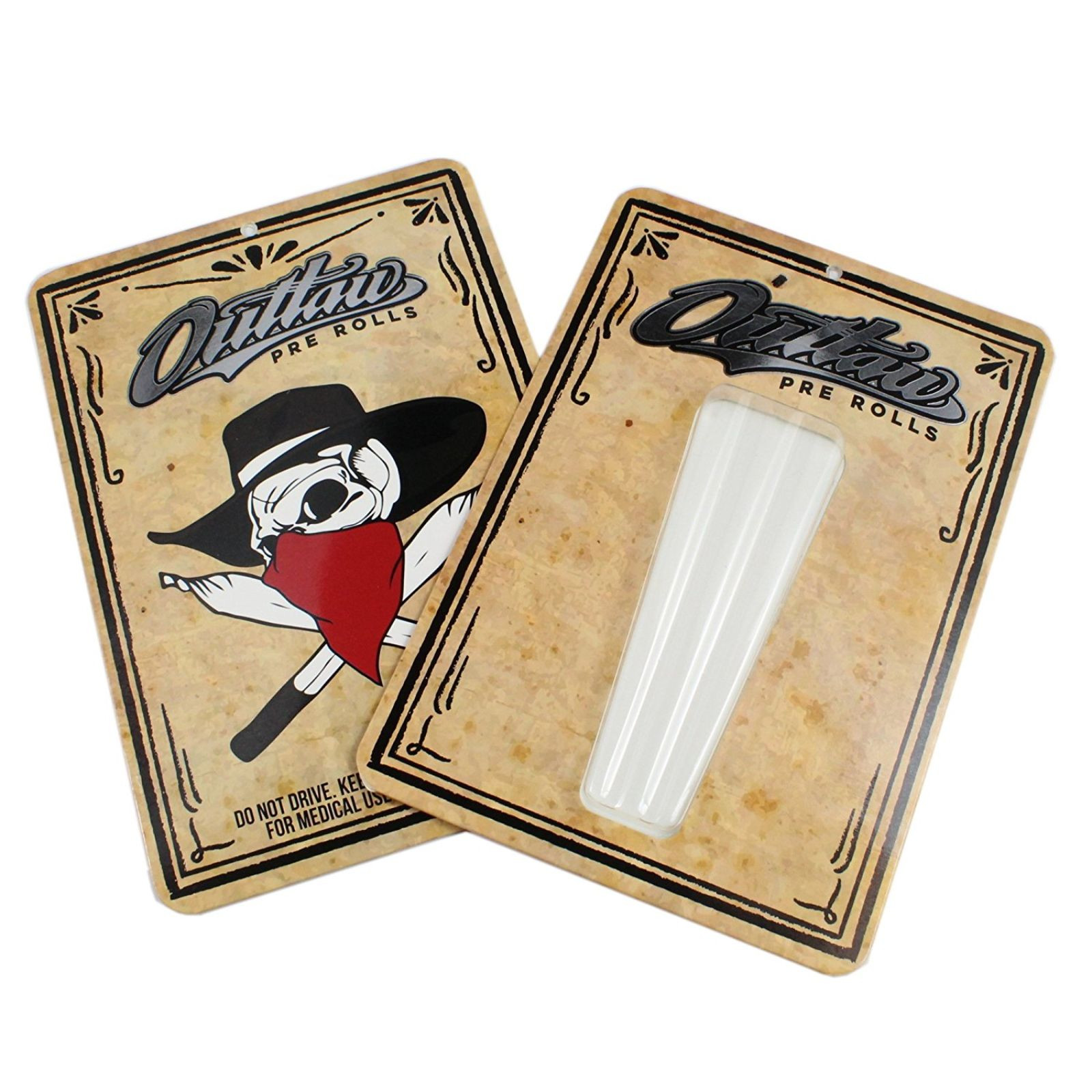Shatter Labels: 10 OUTLAW PREROLL Doobie Blister Packs Childproof ...