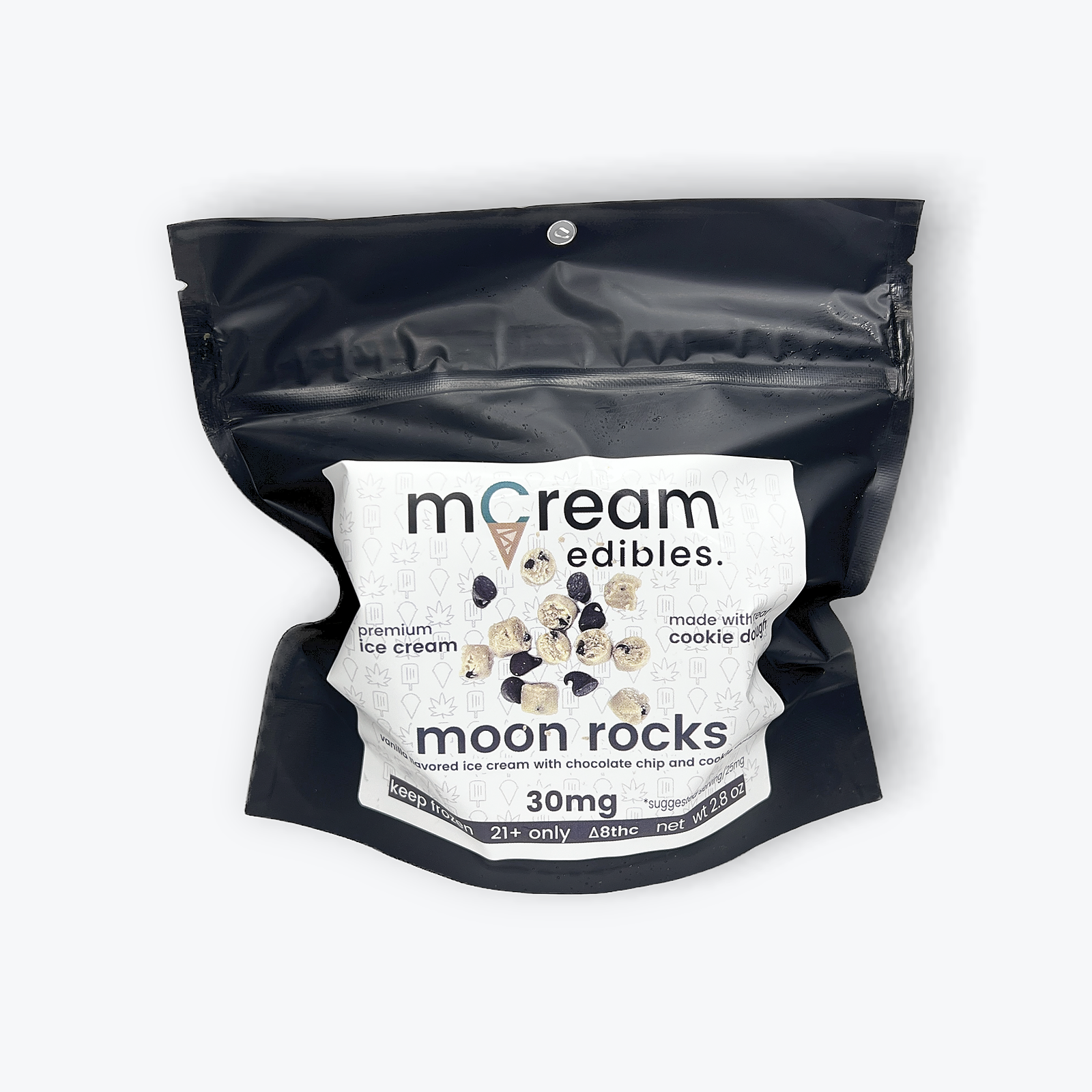 mCream edibles: THC Δ8 Moon Rocks - 4oz Ice Cream cup. | Leafly