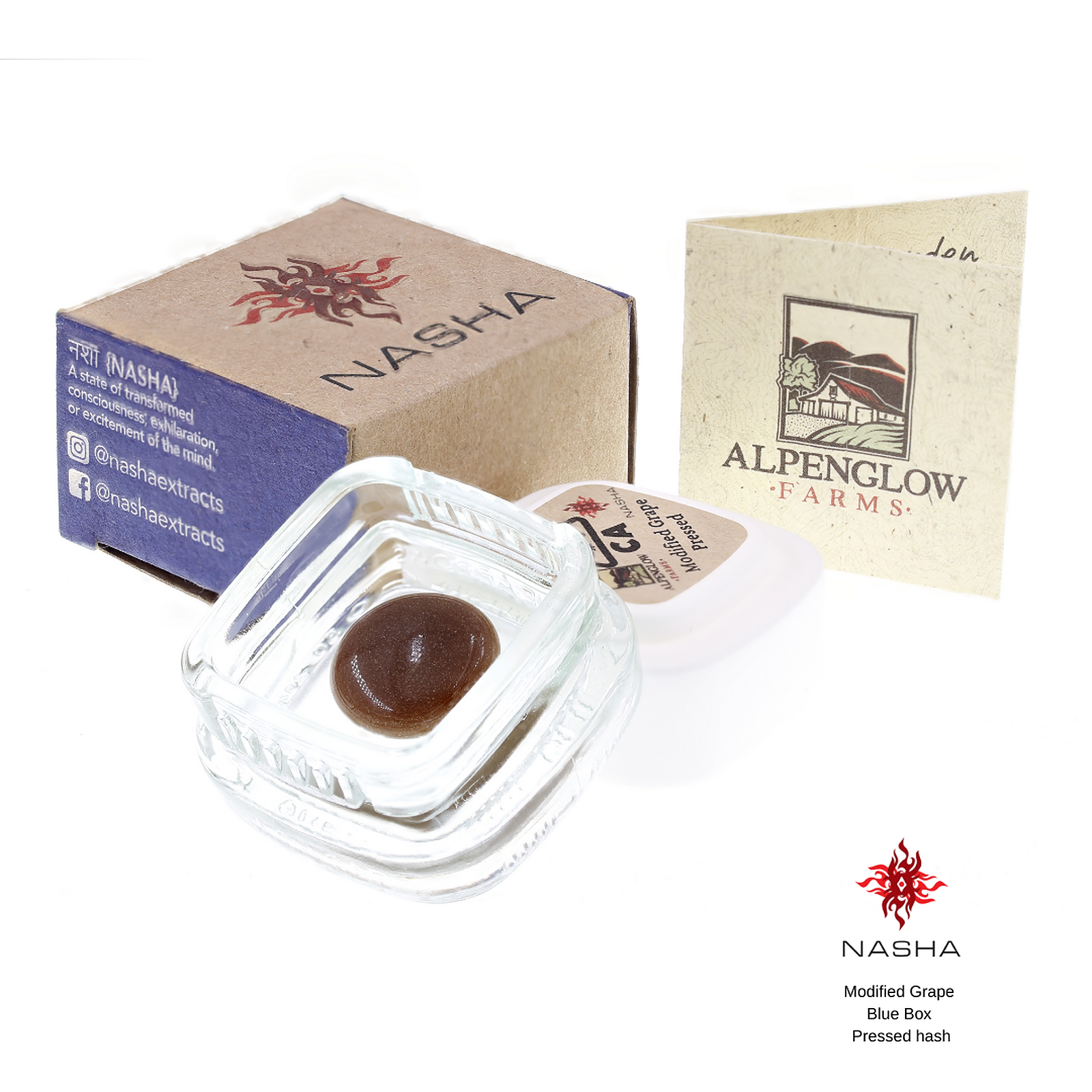 NASHA: Modified Grape Blue Pressed Hash | Leafly