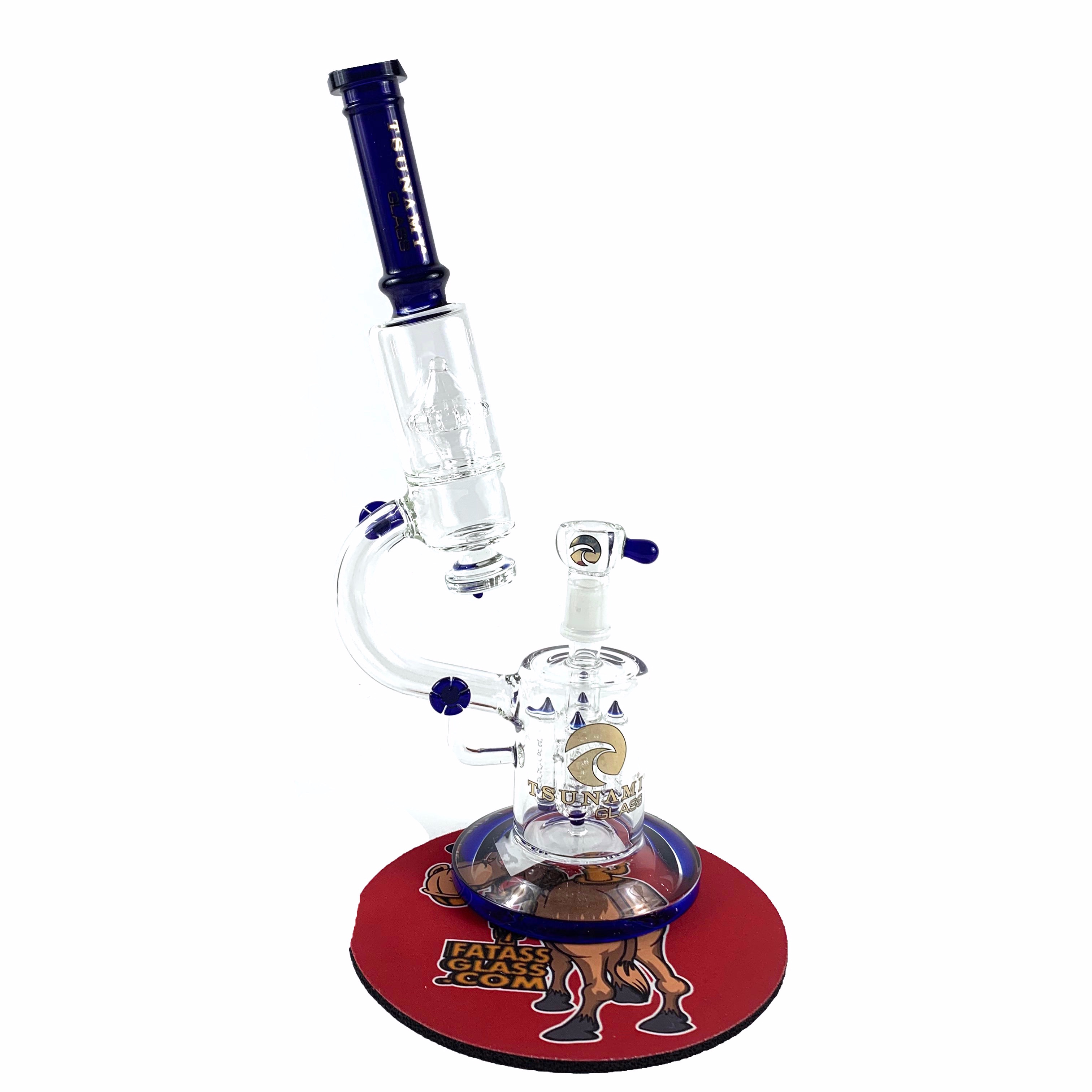 Fat Ass Glass Company: Tsunami Glass Microscope Bong | Leafly