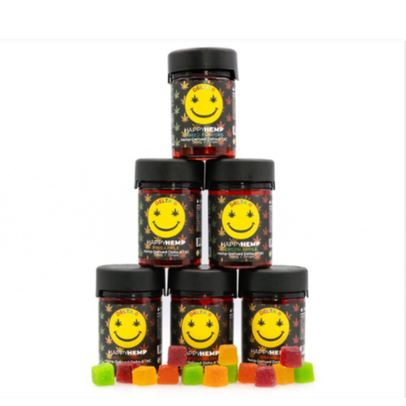 Happy Hemp: Fruity Delta 8 Gummies | Leafly