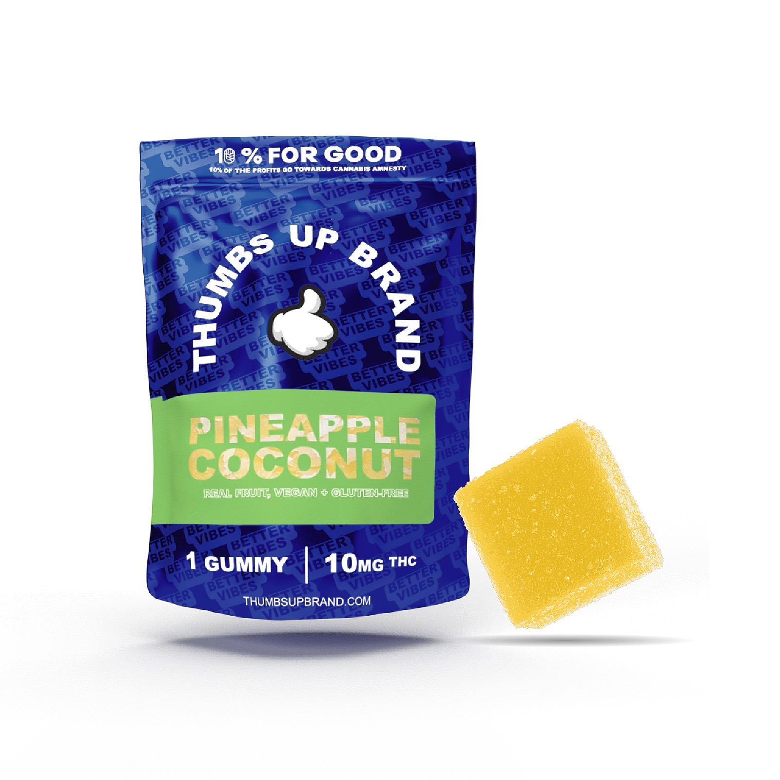Thumbs Up Brand: Pineapple Coconut Soft Chew | Leafly