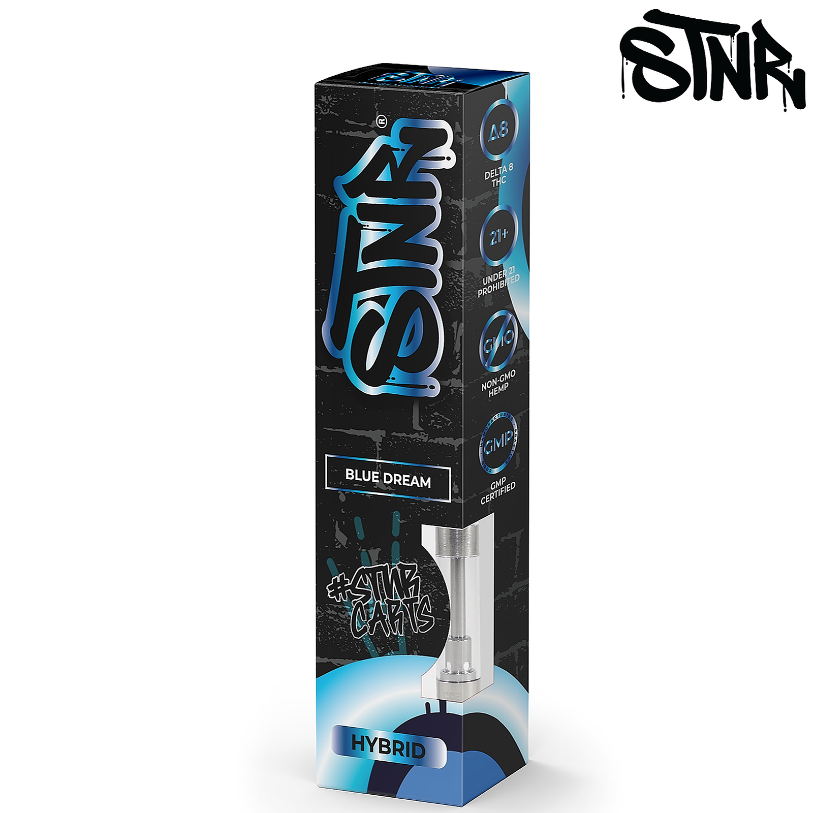 STNR Creations: Delta8 CCELL Cart - Blue Dream (Hybrid) | Leafly