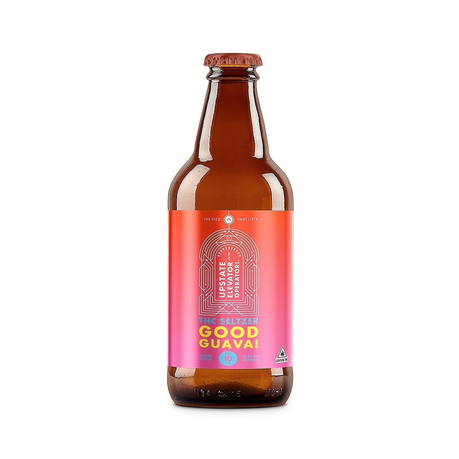 Upstate Elevator Operators: Good Guava! THC Seltzer, 10mg | Leafly