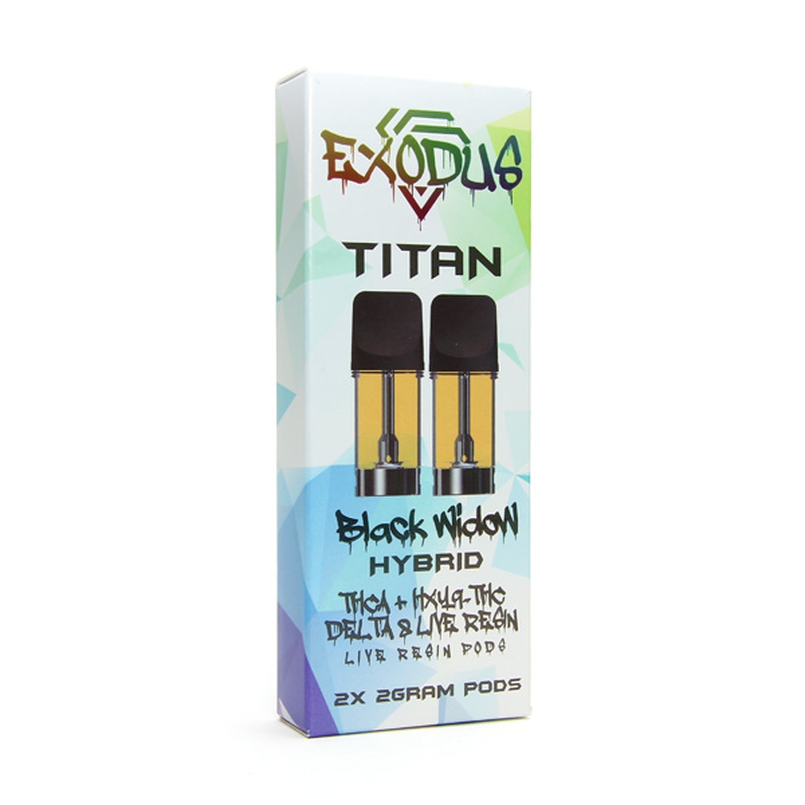 Exodus - Exoclub: Black Widow Titan Pod Refill 2G Pod Refill THC-A ...