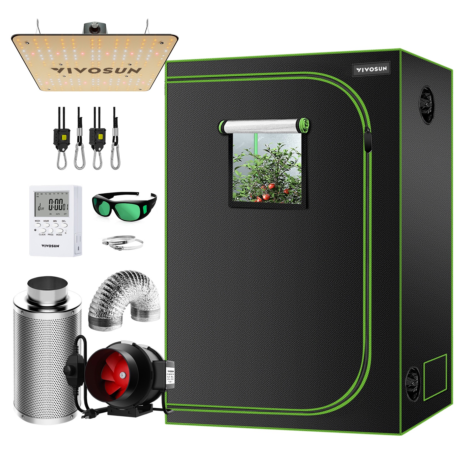 VIVOSUN: VIVOSUN 4 x 2 ft. Basic Grow Kit | Leafly