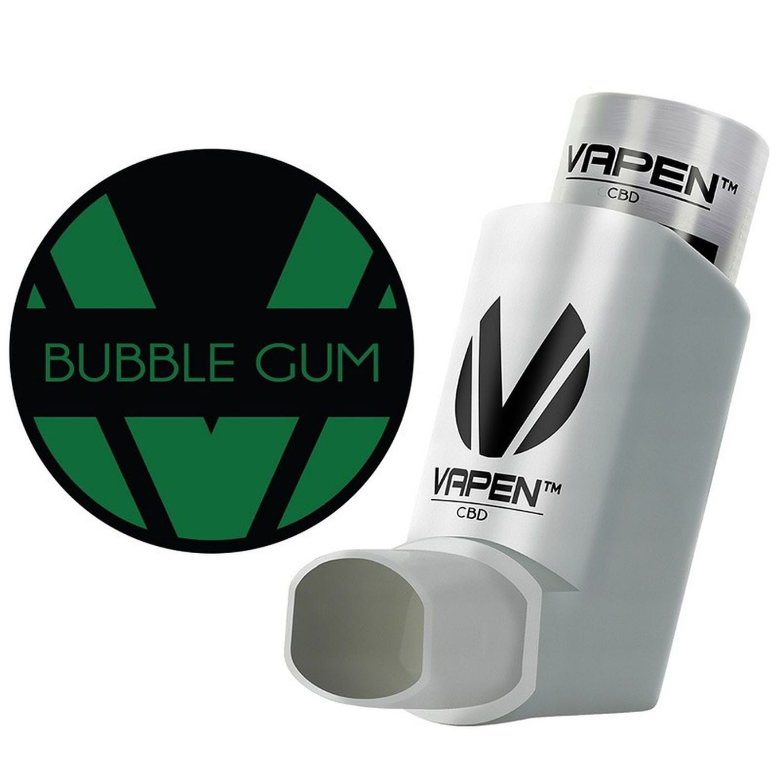 Vapen: Bubblegum CBD Inhaler Cartridge 1g | Leafly