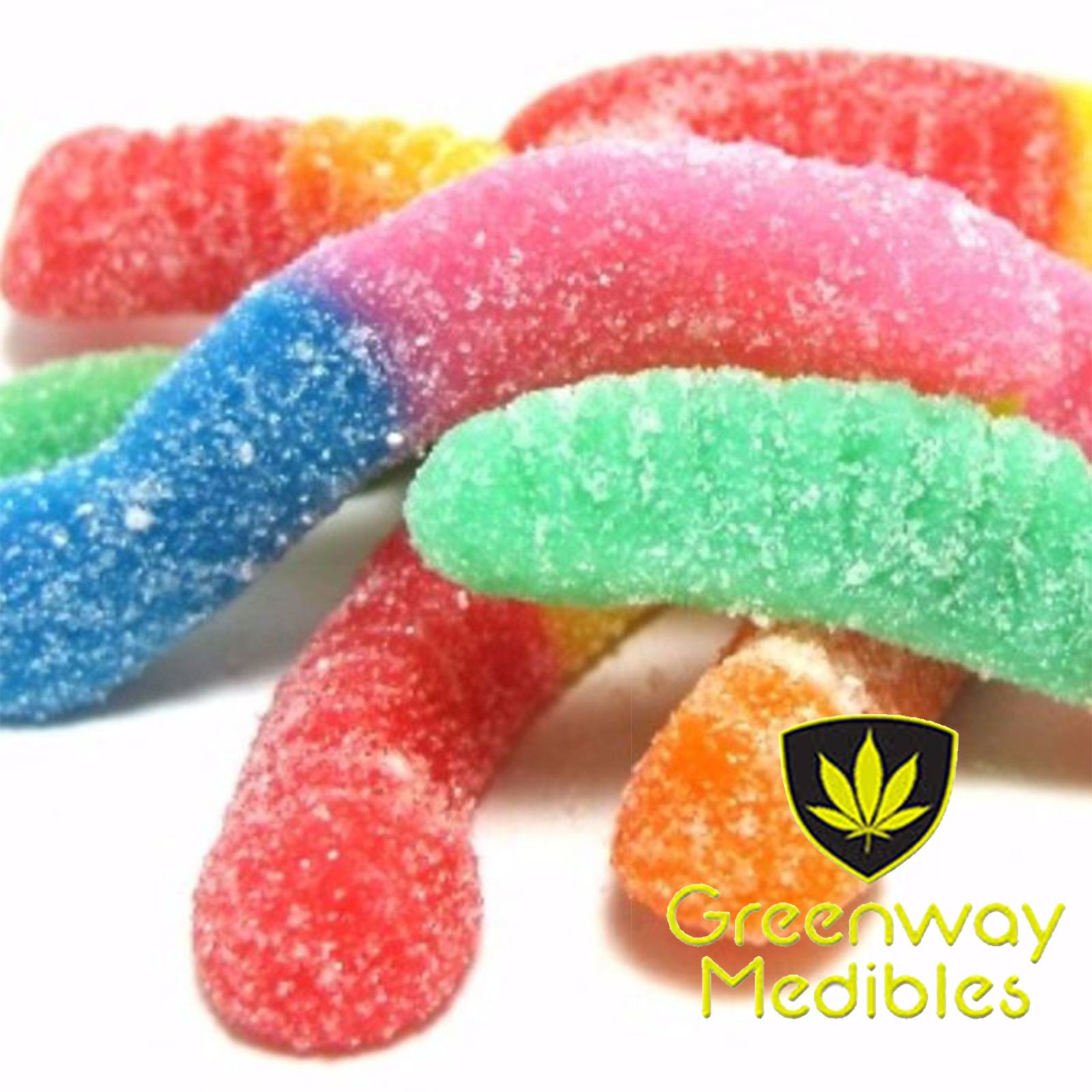 Herban Supply Co.: Greenway Medible Gummy Worms 250mg THC | Leafly