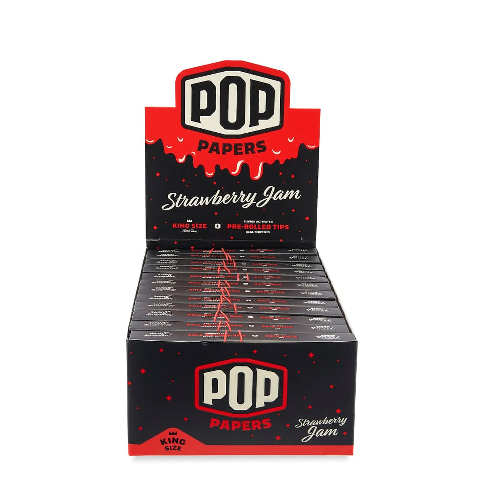 Boom Headshop Pop Papers Rolling Papers W Flavor Filter Tips