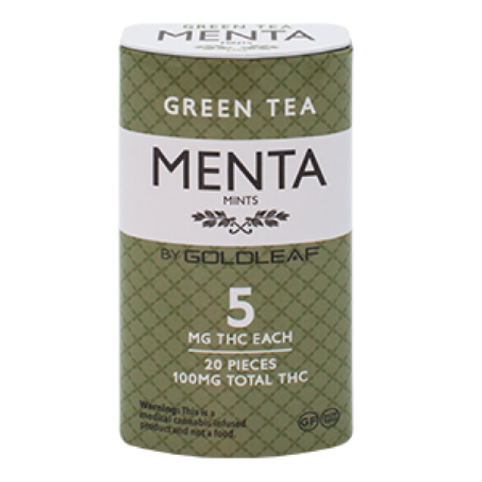 Menta Mints: Green Tea Mints 100mg 20-pack | Leafly