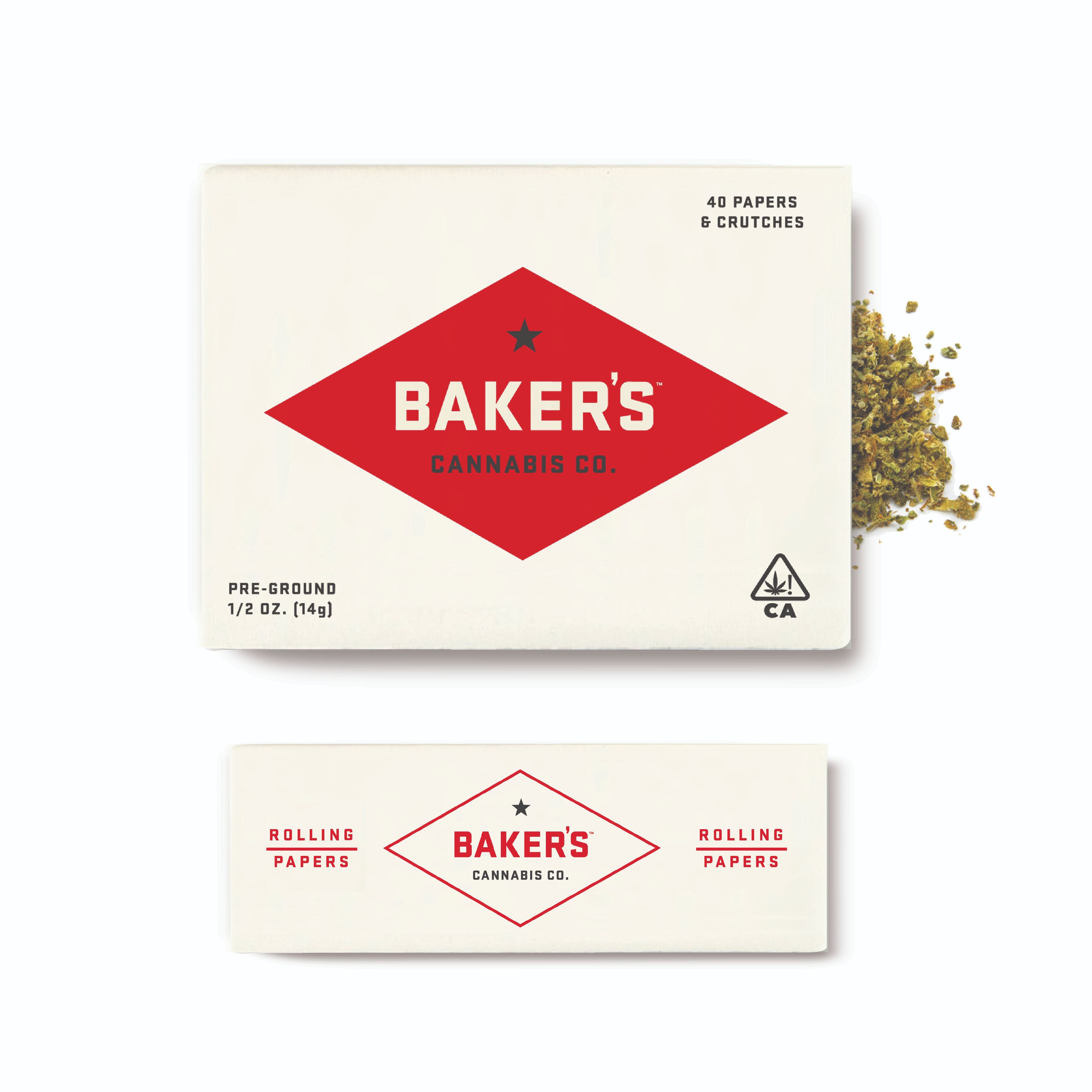 Baker's Cannabis: Baker's 1/2 oz. Pouch - Peach Ozz | Leafly