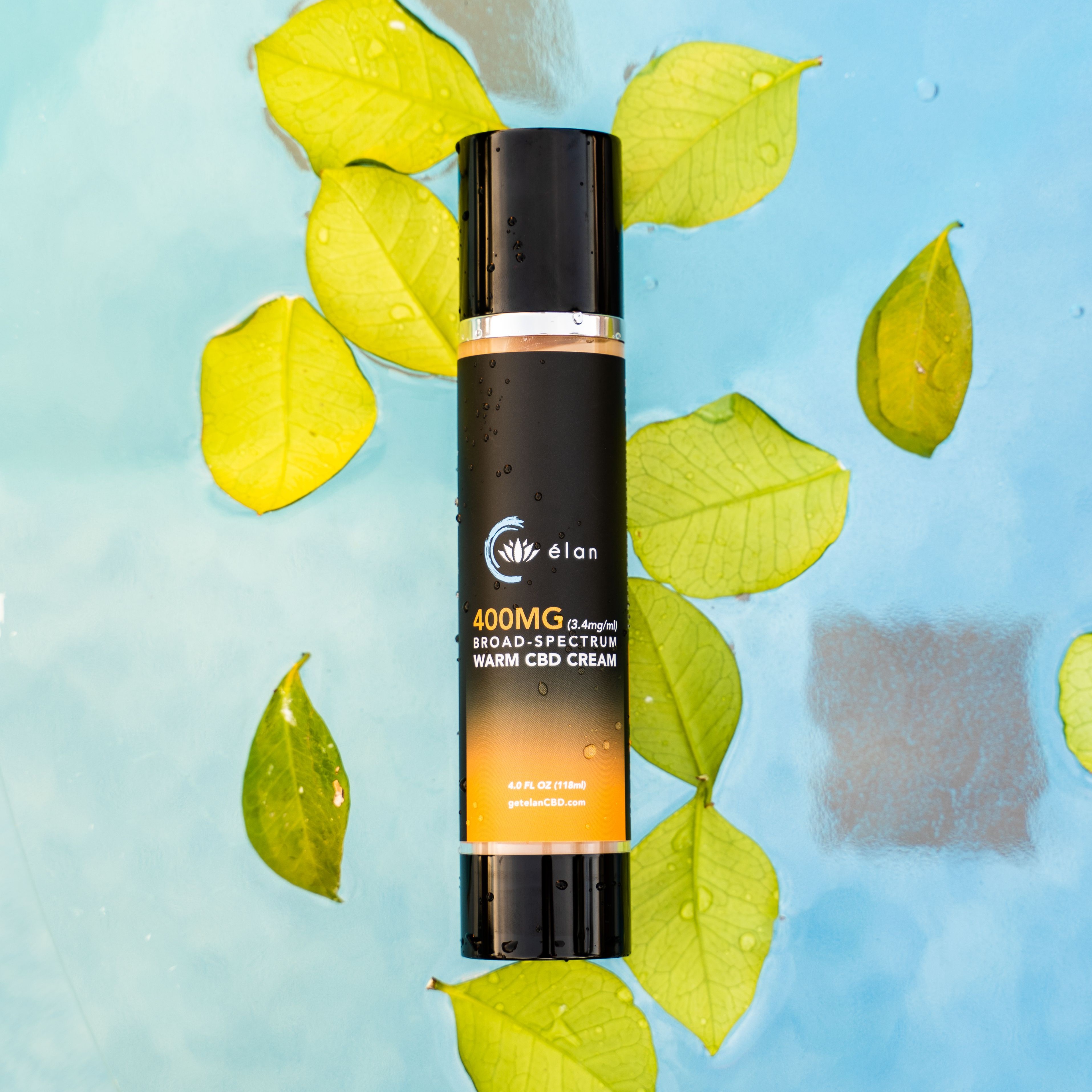 Elan CBD: 400mg Broad-Spectrum CBD Warm Cream | Leafly