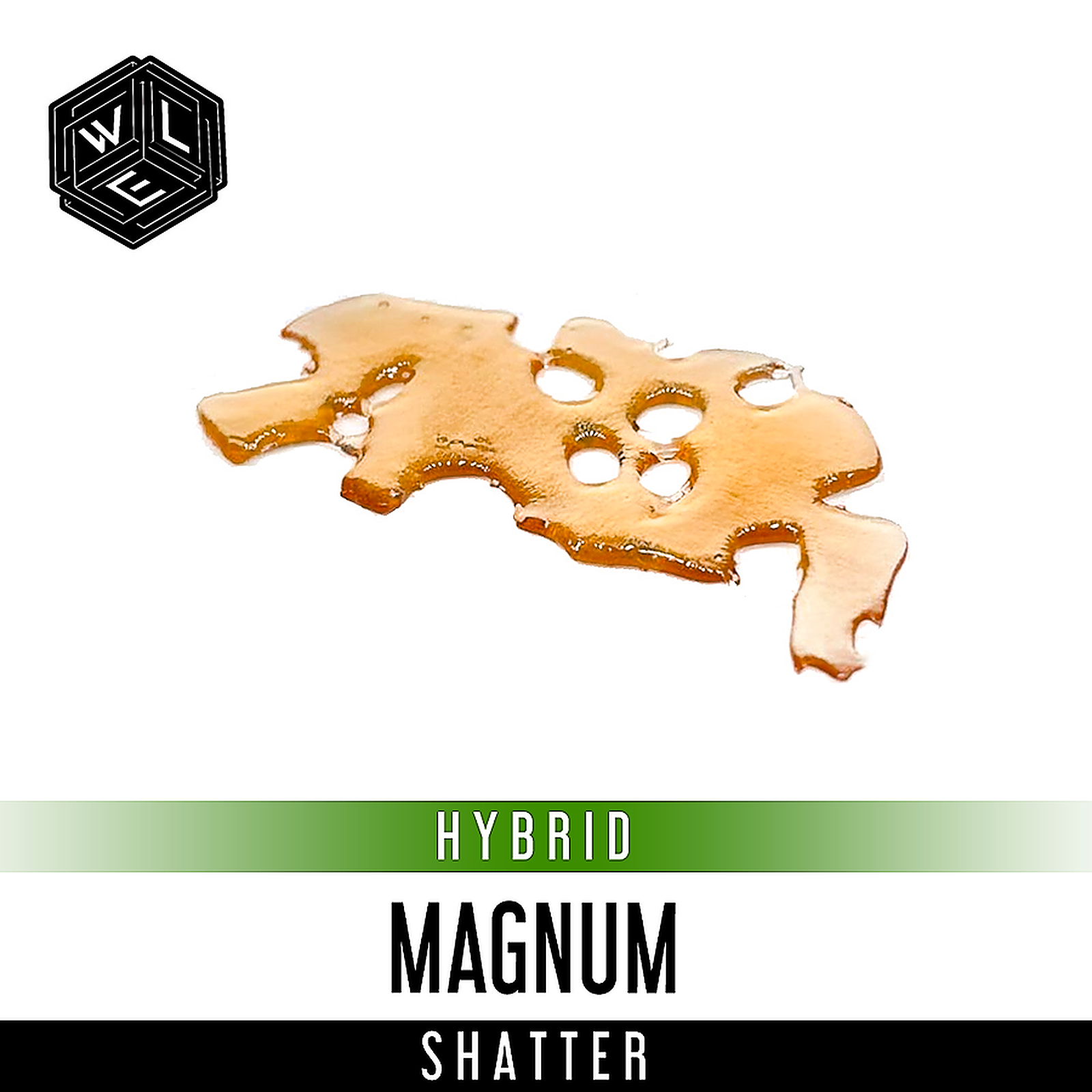 White Label Extracts: Magnum Shatter 1 Gram | Leafly