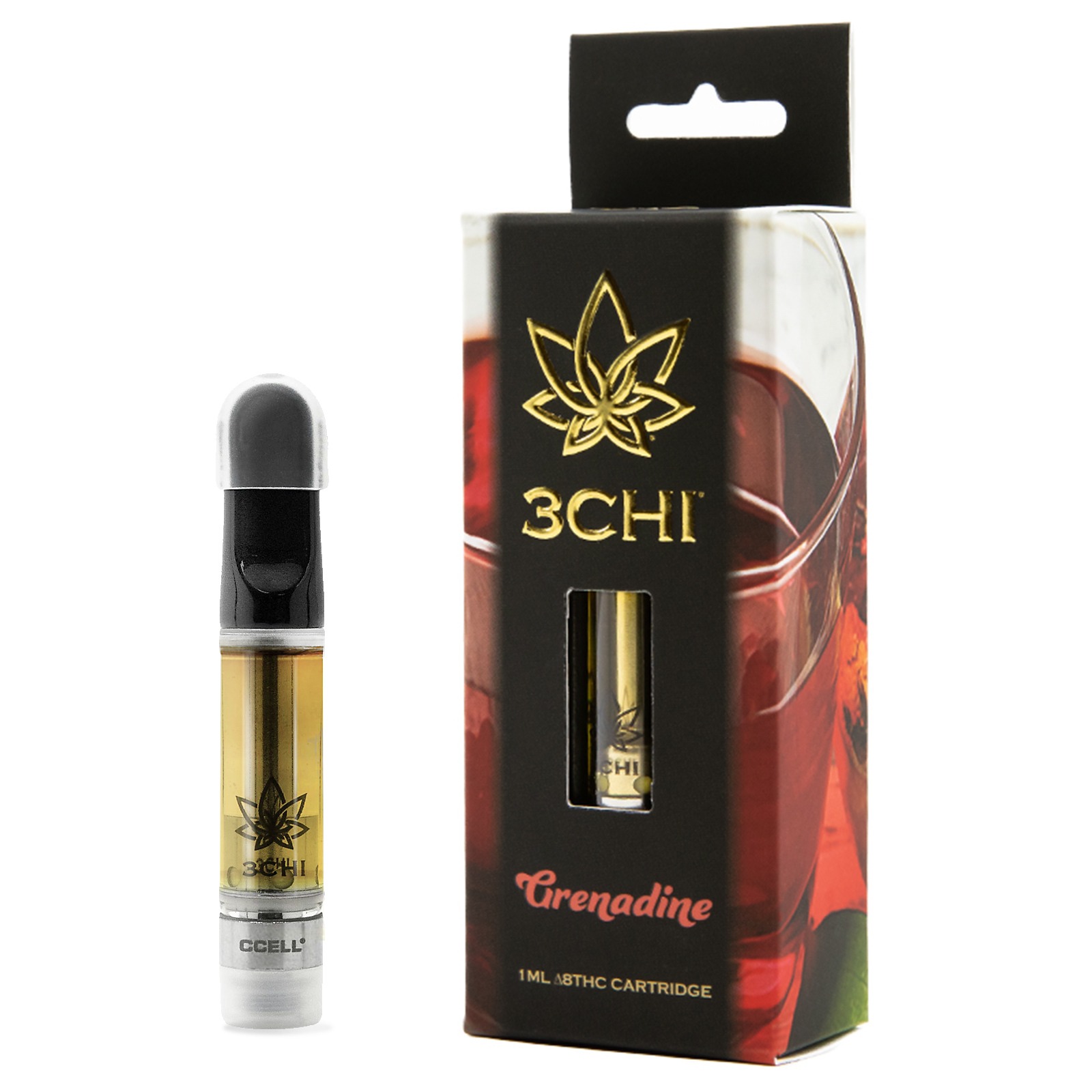 3CHI: Delta 8 Vape Cartridge- Grenadine - 1ml - CDT | Leafly
