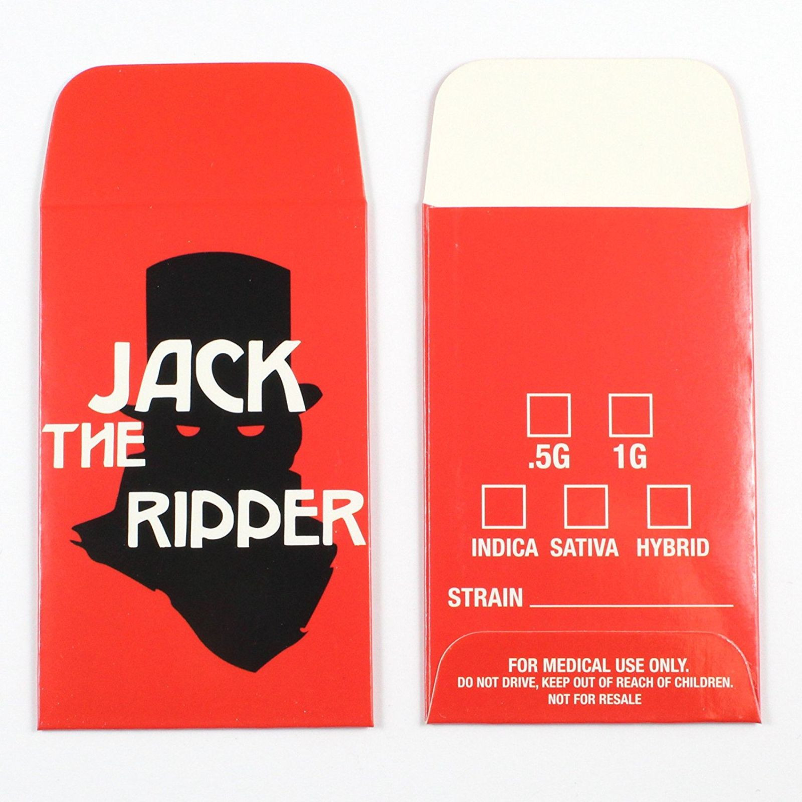 Shatter Labels: 25 JACK THE RIPPER Strain Concentrate Envelopes by ...