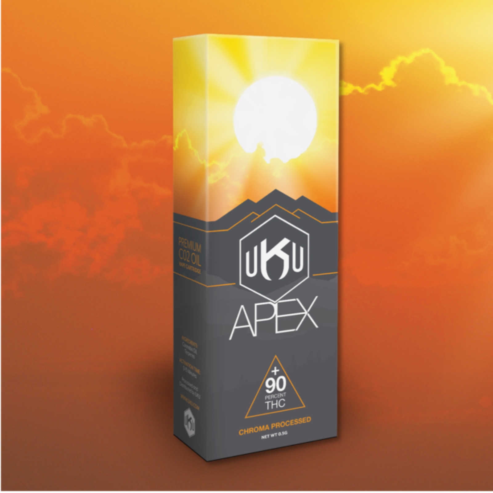 UKU: Tripple Berry - UKU APEX CO2 Vape Cartridge .5g | Leafly