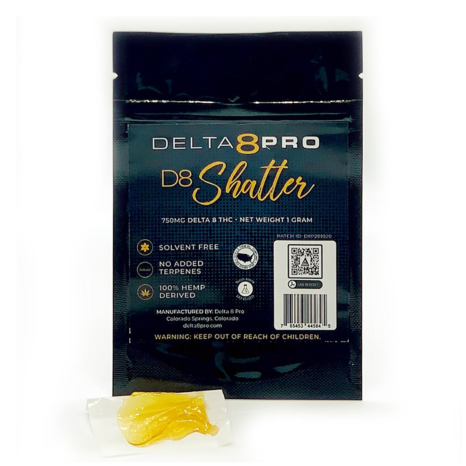 Delta 8 Pro: Delta 8 Pro™ Delta-8 THC Shatter - Natural (No Terpenes ...