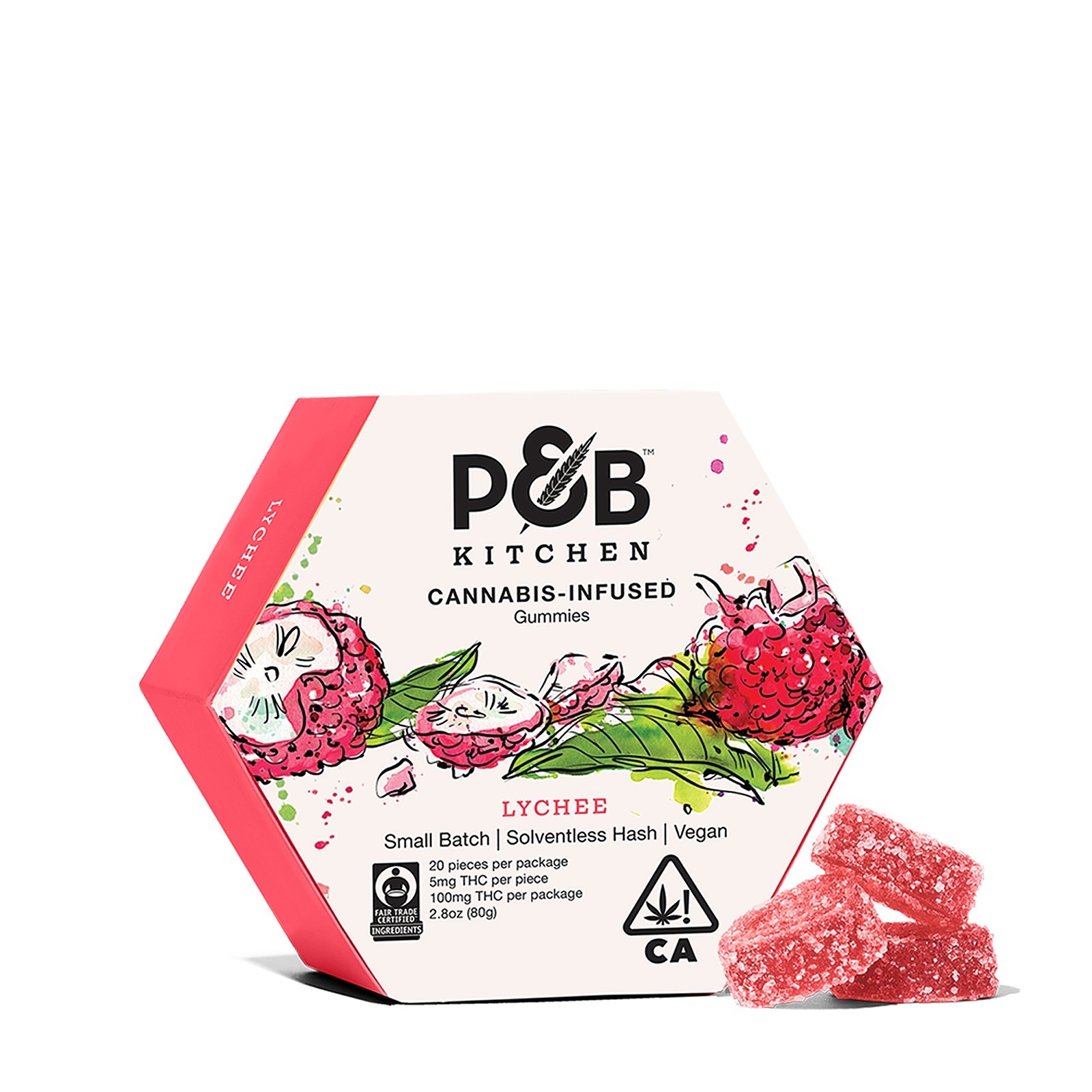 P&B Kitchen: Lychee Solventless Hash Gummies | Leafly