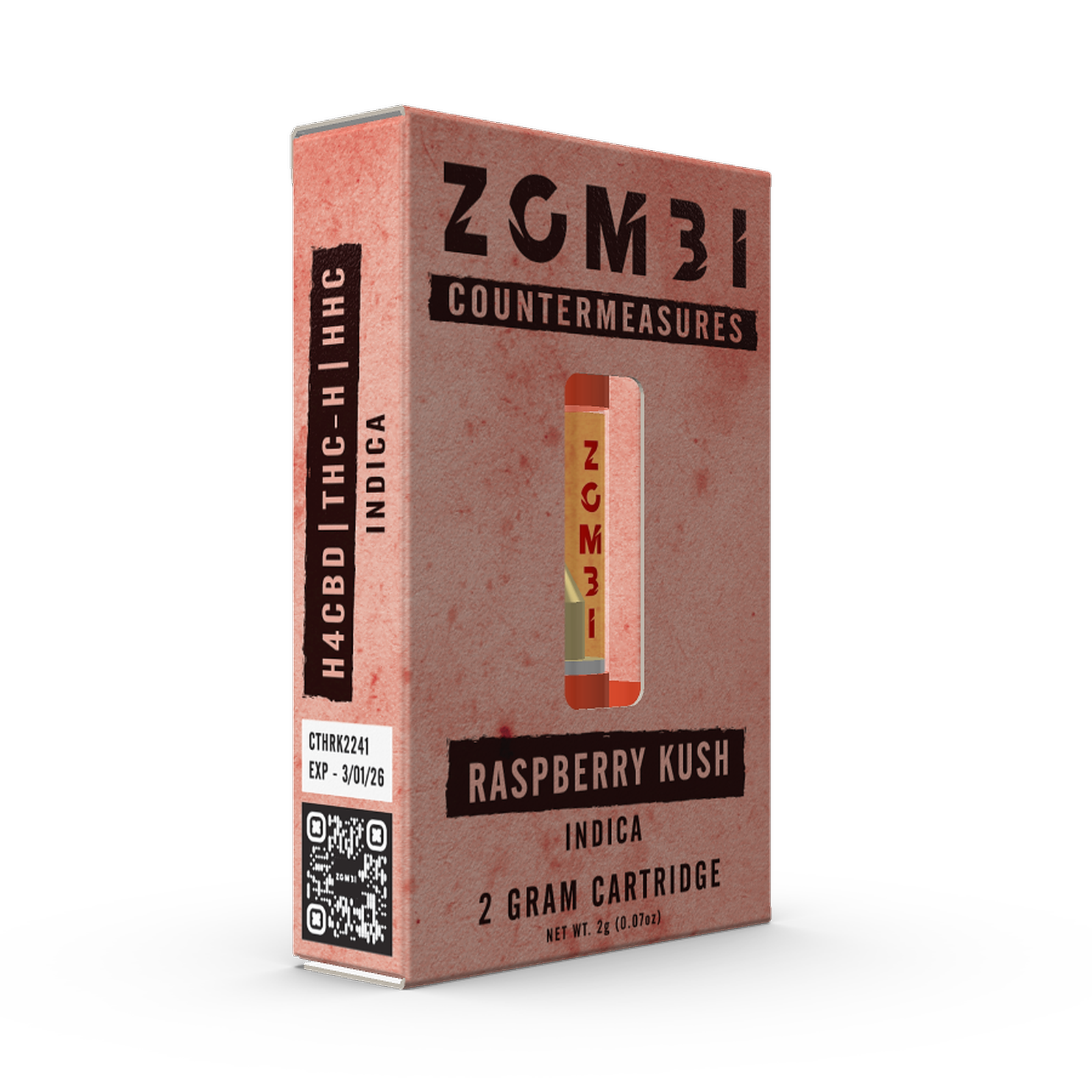 The Zombi Nation: Raspberry Kush: Countermeasures 2G Cart | Leafly