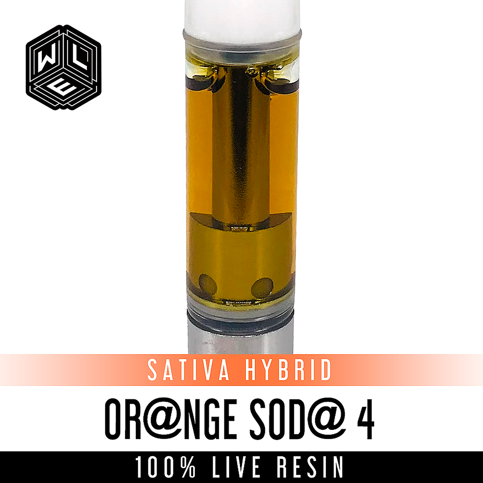 White Label Extracts: Or@nge Sod@ 4 100% Live Resin Cartridge 1 Gram ...