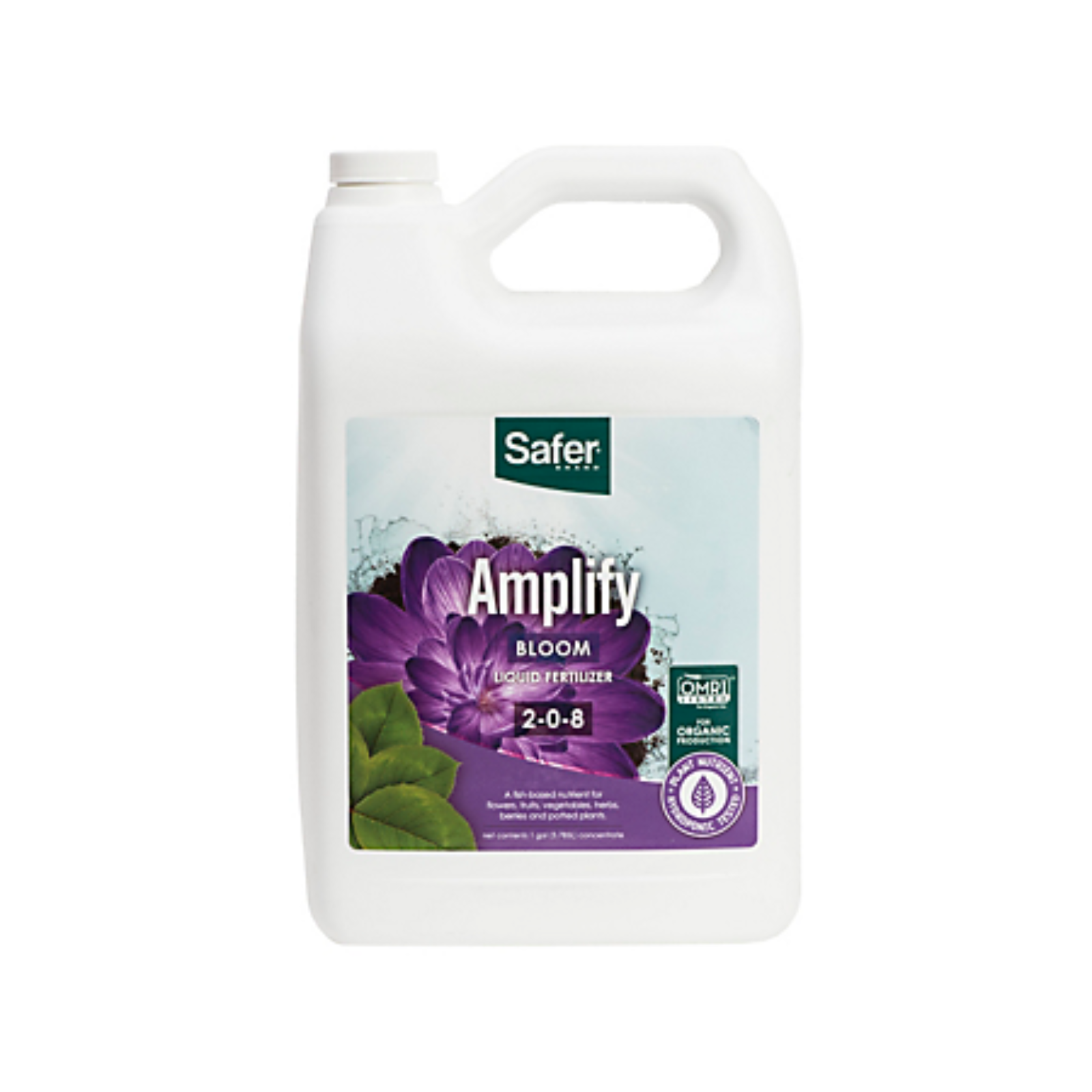 Safer Brand: Amplify (2-0-8) Hydroponic Nutrient Fertilizer Liquid ...