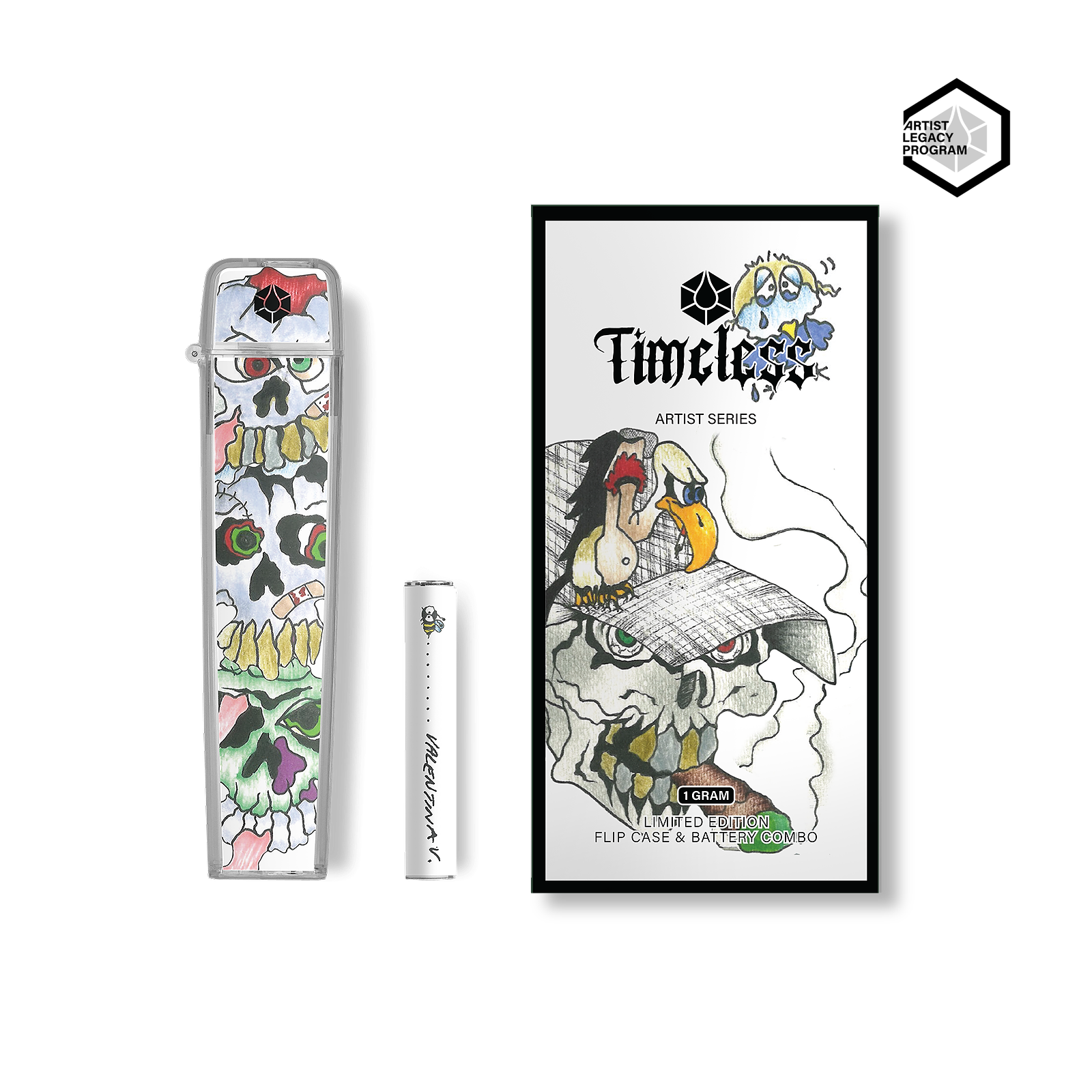 Timeless Vapes: Limited Edition Valentina Flip Case & Battery Combo ...