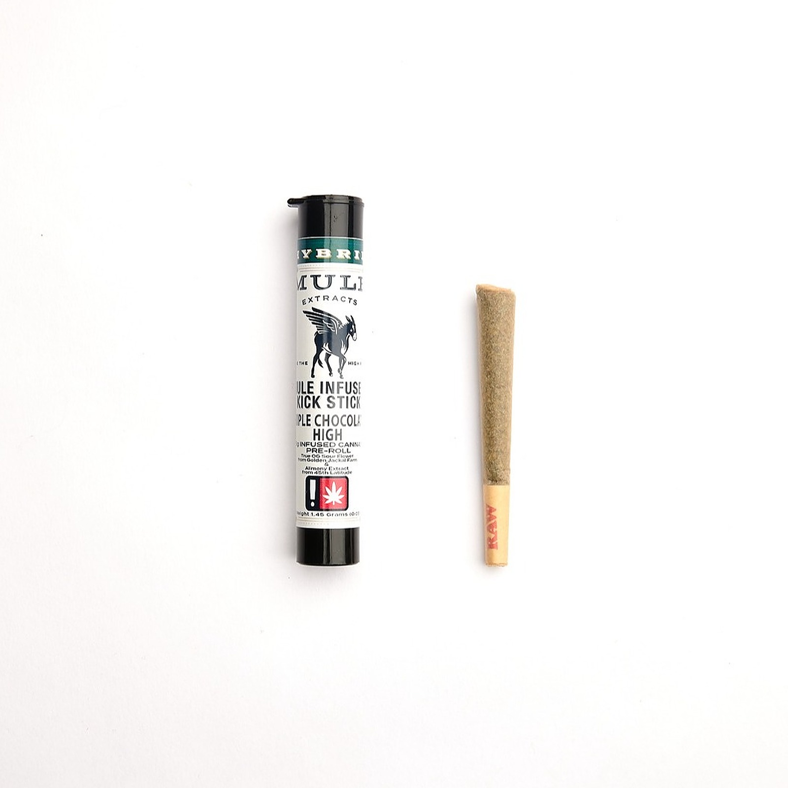 Mule Extracts: 1.25g Kick Stick Infused Pre-Roll Mule Tool Hybrid | Leafly