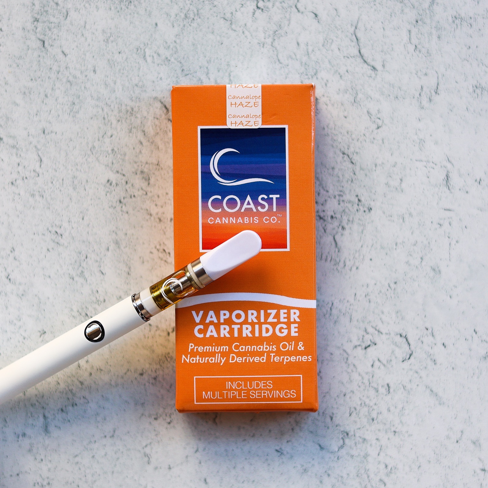 Coast Cannabis Co.: Cantaloupe Haze 0.5G Vaporizer Cartridge | Leafly