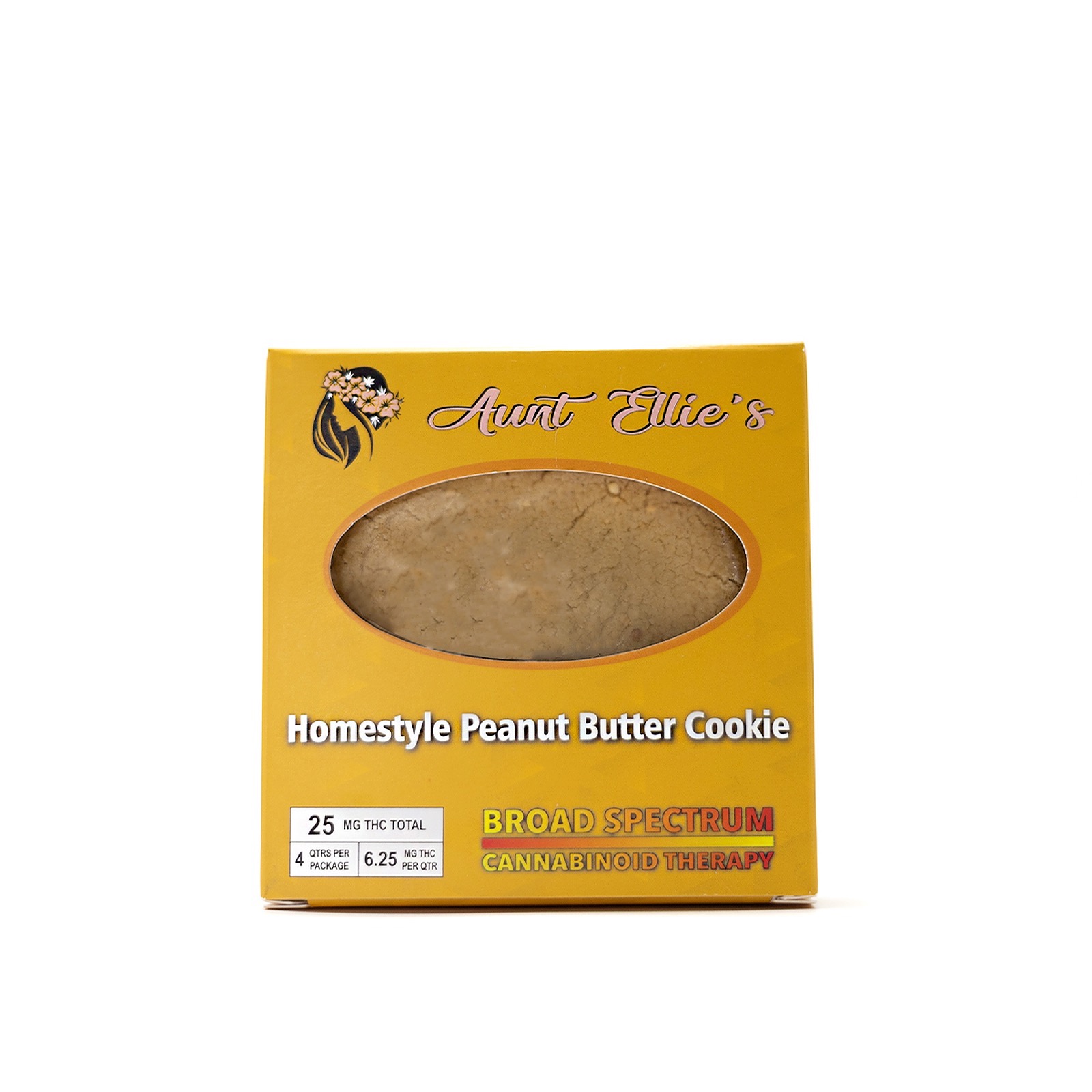 Aunt Ellie's: Aunt Ellie's - Homestyle Peanut Butter Cookie [25mg] | Leafly