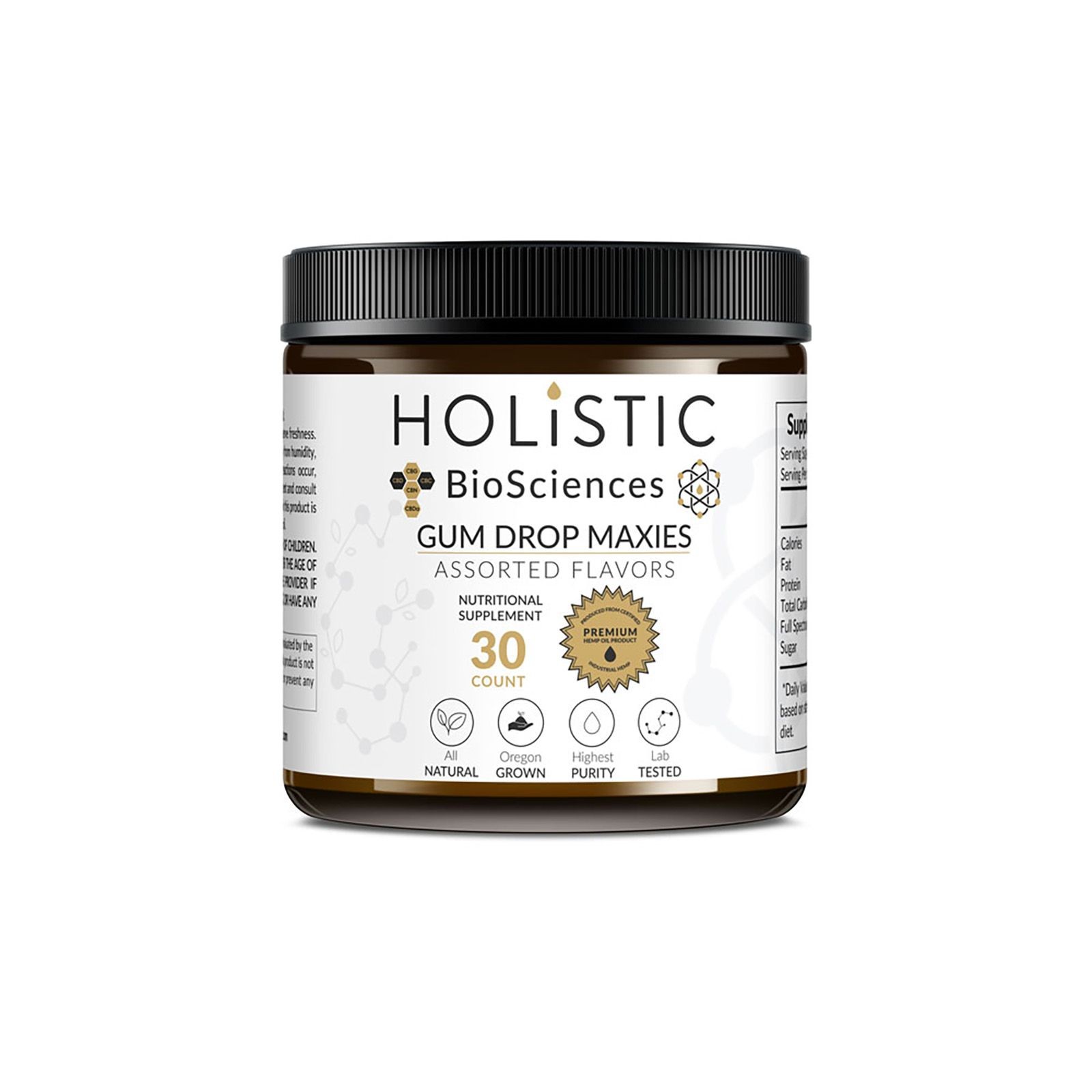 Holistic BioSciences: CBD Gum Drop Maxies, 10mg | Leafly
