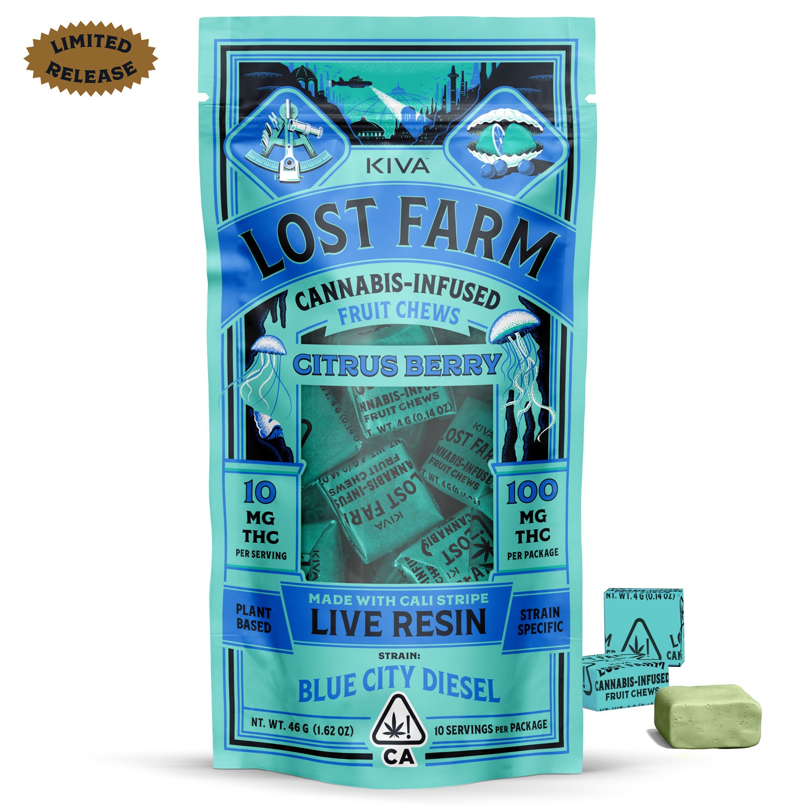 Lost Farm: 10mg Lost Farm 'Blue City Diesel x Citrus Berry' Live Resin ...