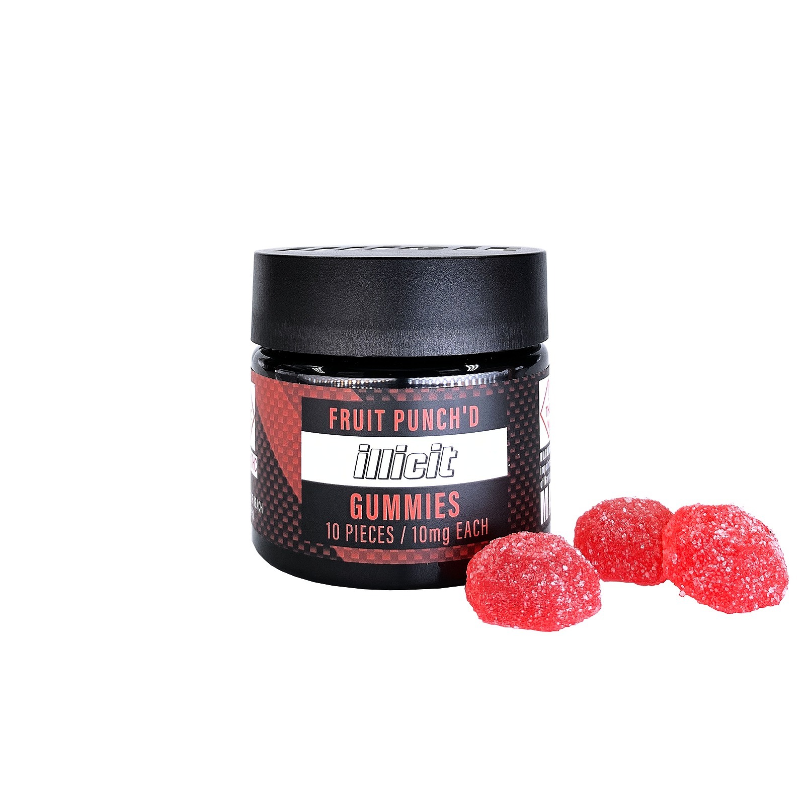 ILLICIT: Fruit Punch'd Gummies 100mg | Leafly