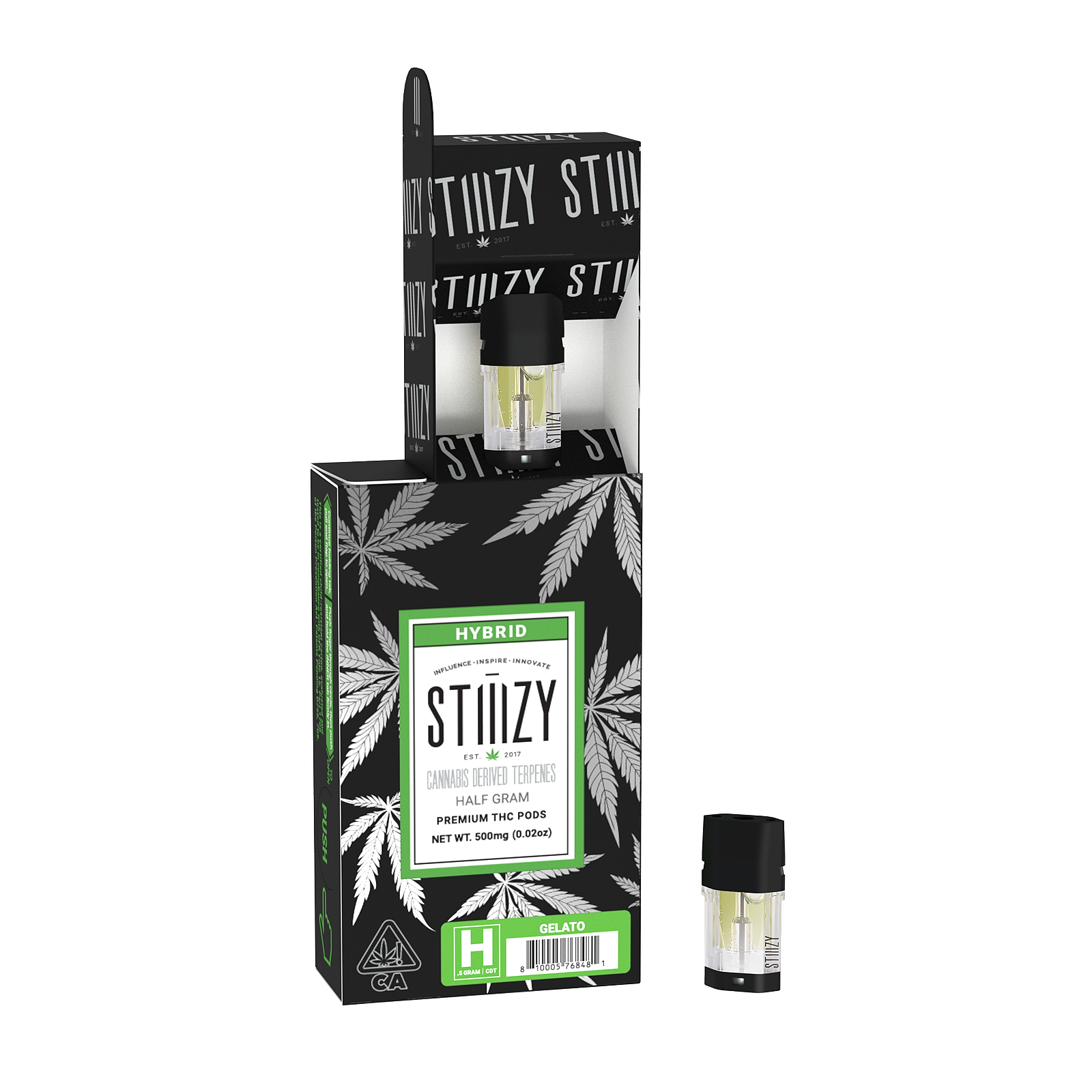 STIIIZY: GELATO - CANNABIS DERIVED TERPENES POD 0.5G | Leafly