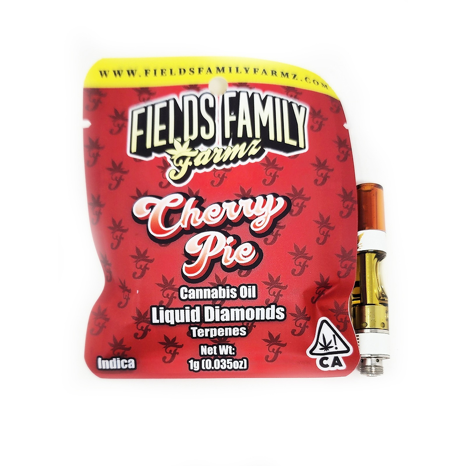 Fields Family Farmz: Cherry Pie 1g Cartridge(Indica) | Leafly