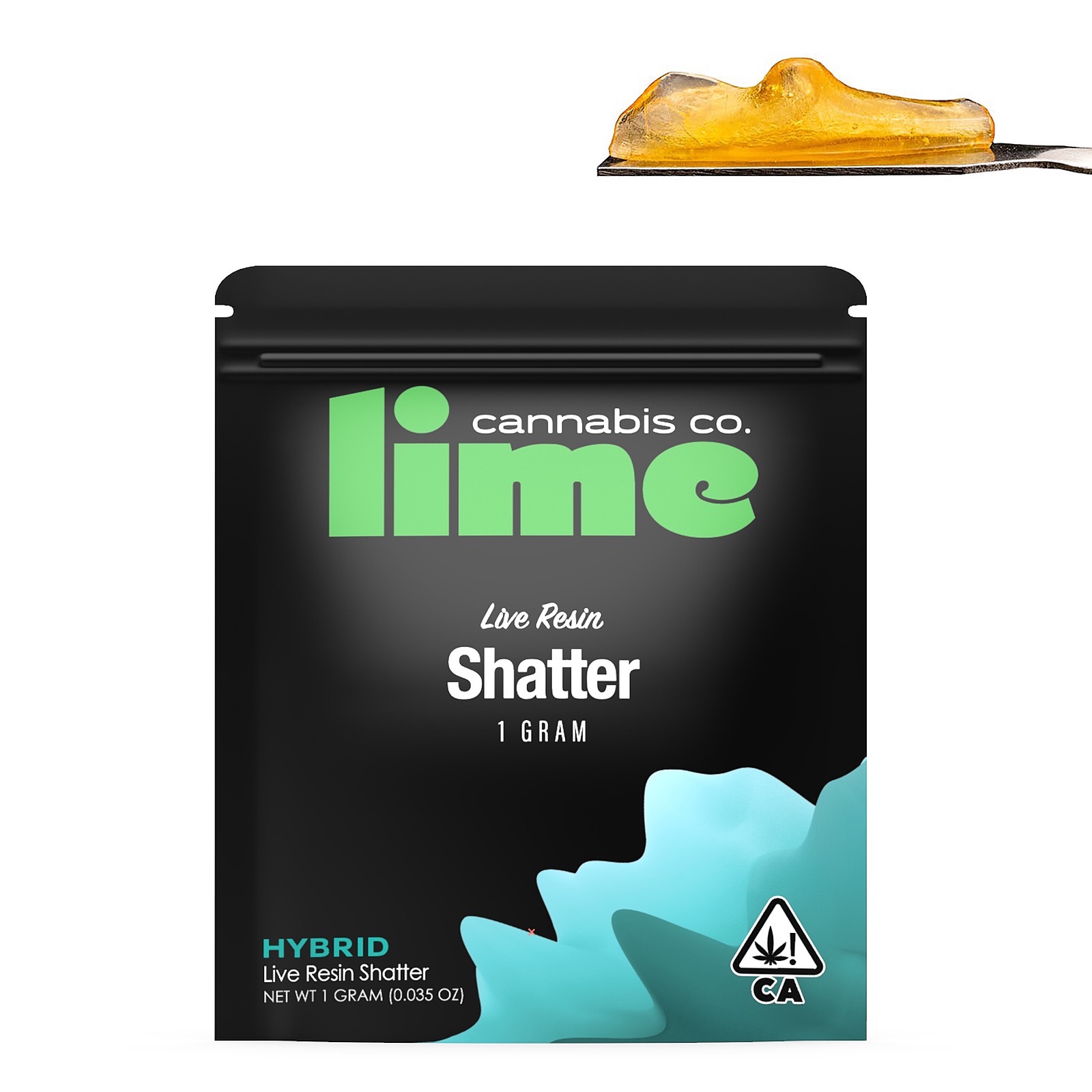 Lime: Hybrid (1.0g Live Resin Shatter) | Animal Mints | Leafly