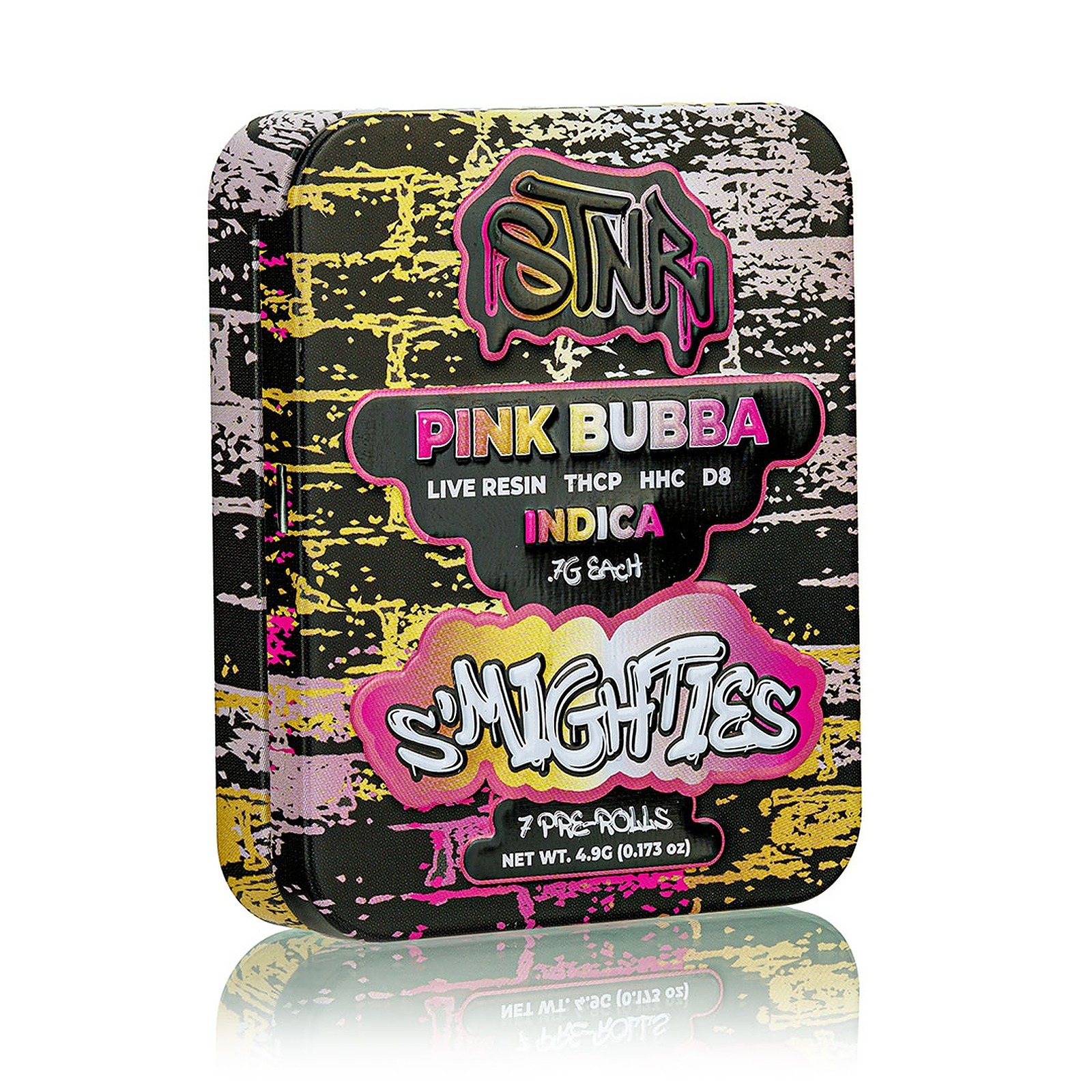 STNR Creations: Pink Bubba - Mini Pre-roll Tin | Leafly