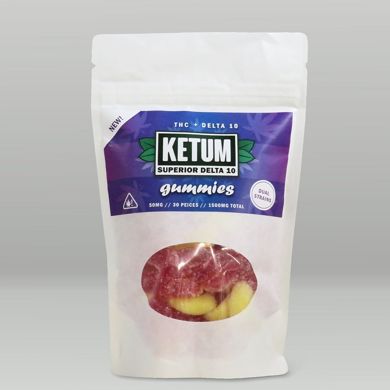 Ketum Superior Kratom: Delta 10 THC 50mg Gummies | Leafly