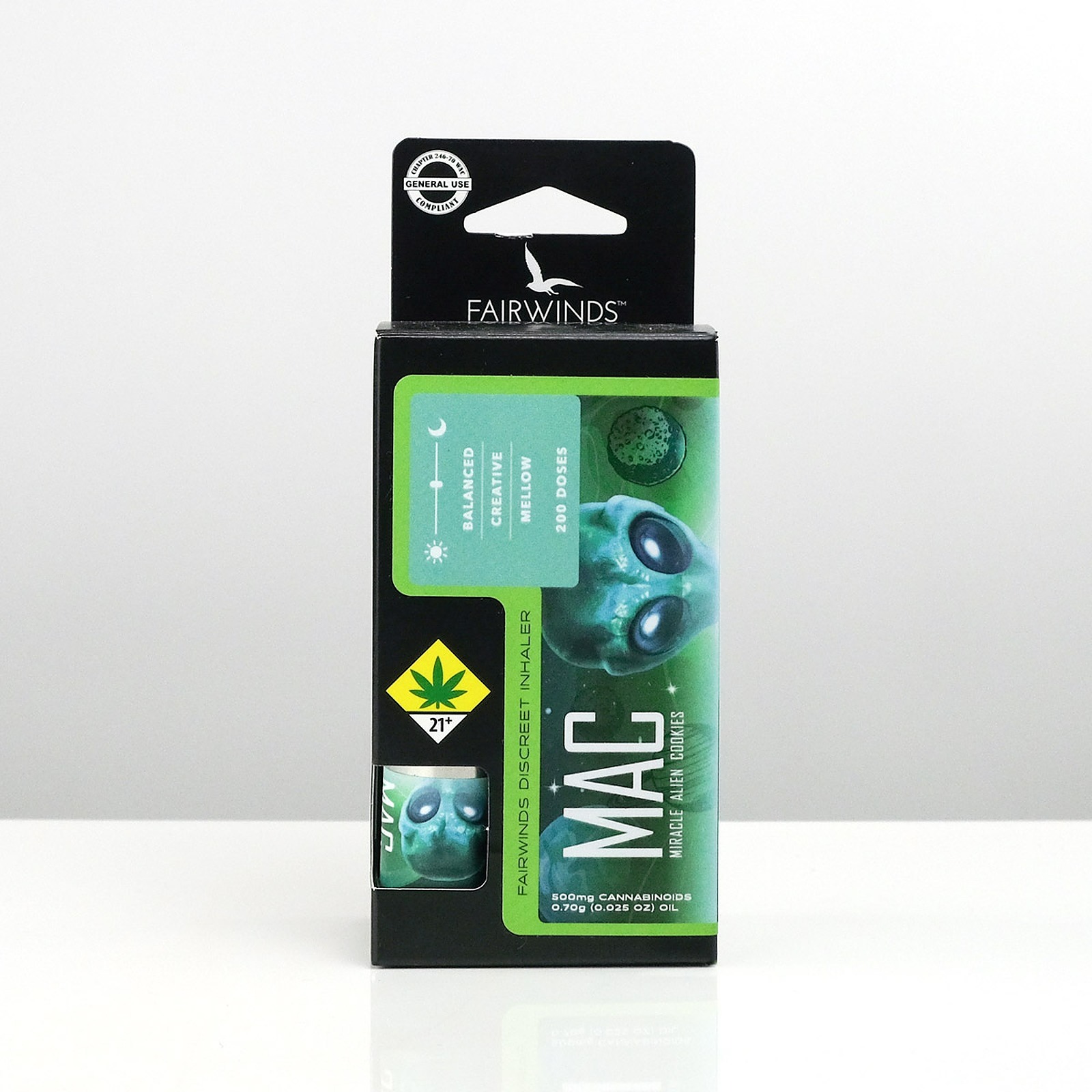 Fairwinds Manufacturing: Miracle Alien Cookies THC Inhaler | Leafly