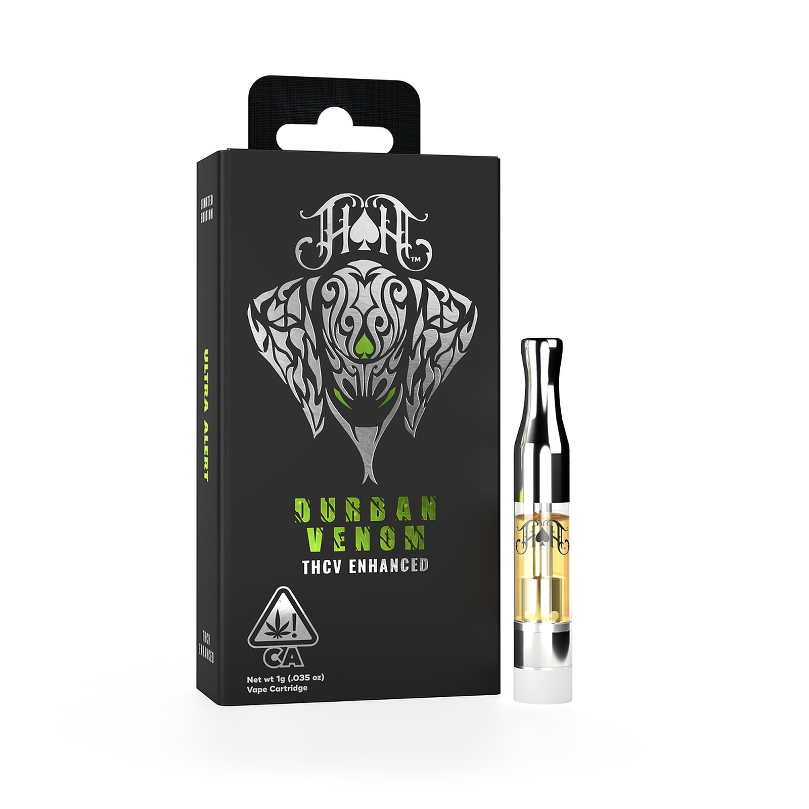 Heavy Hitters: Durban Venom THCv Limited Edition Cart (Sativa) | Leafly