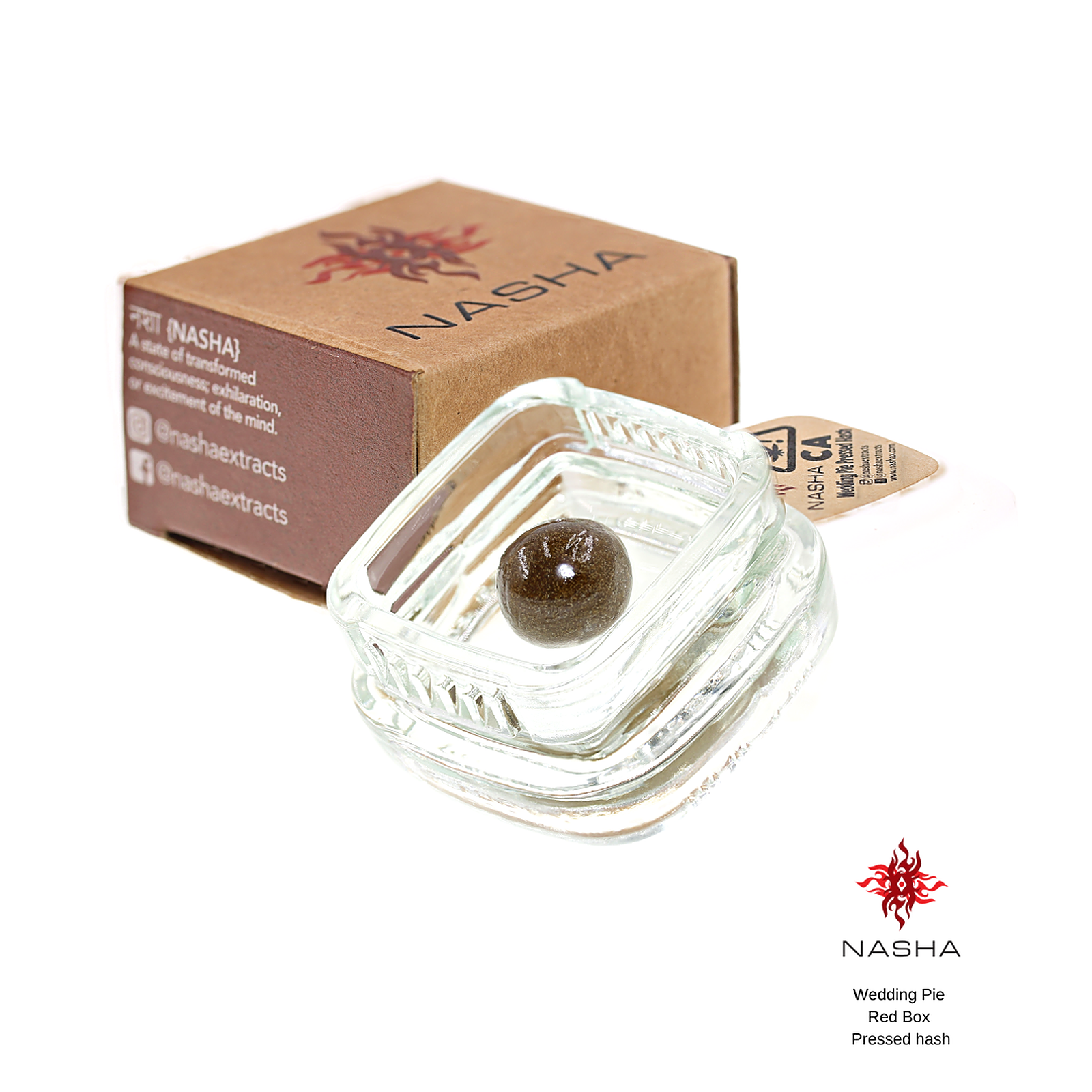 NASHA: Wedding Pie Red Pressed Hash (Moon and Stars) | Leafly