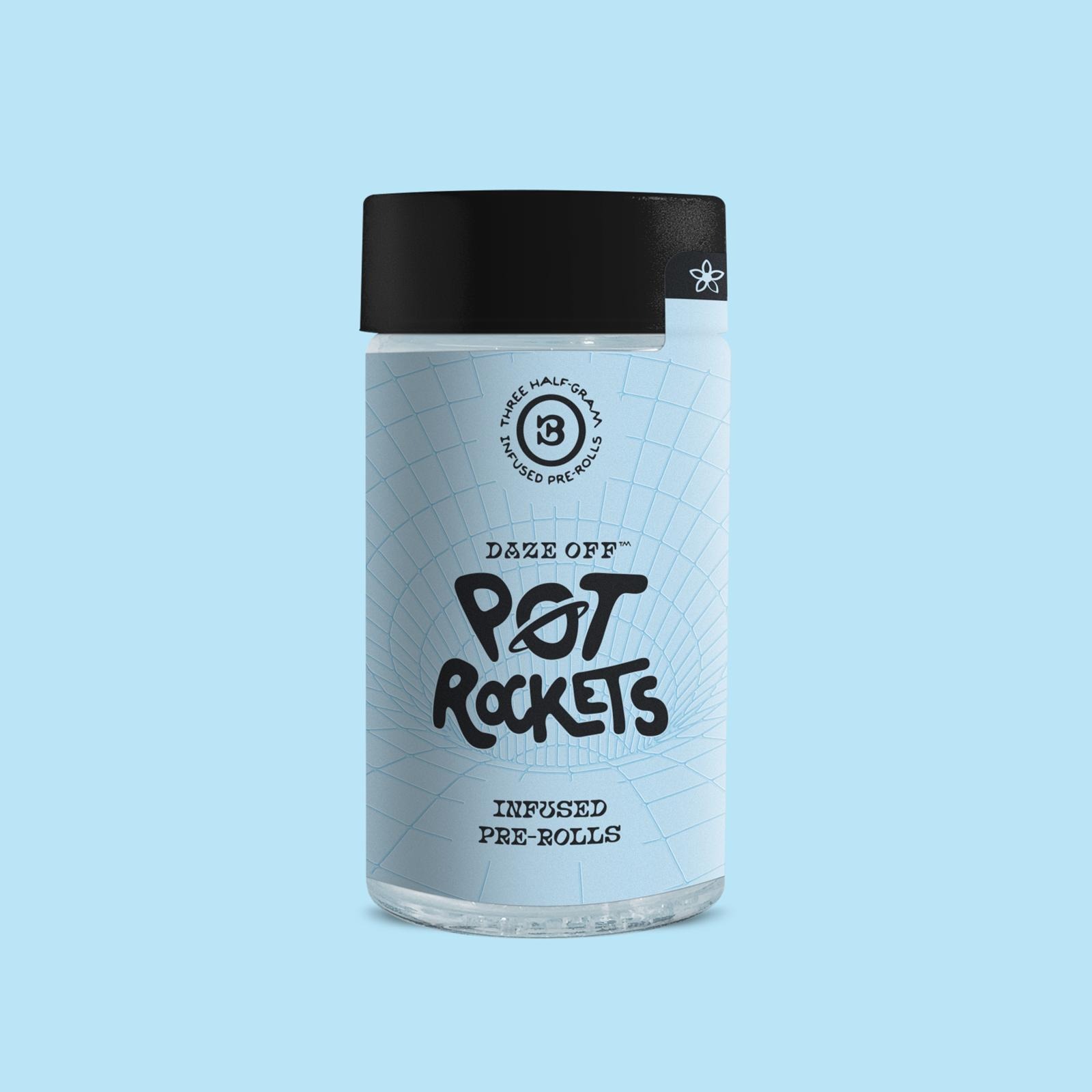 Daze Off: Six by Seventy Pot Rockets Kief-Covered Infused Pre-rolls ...
