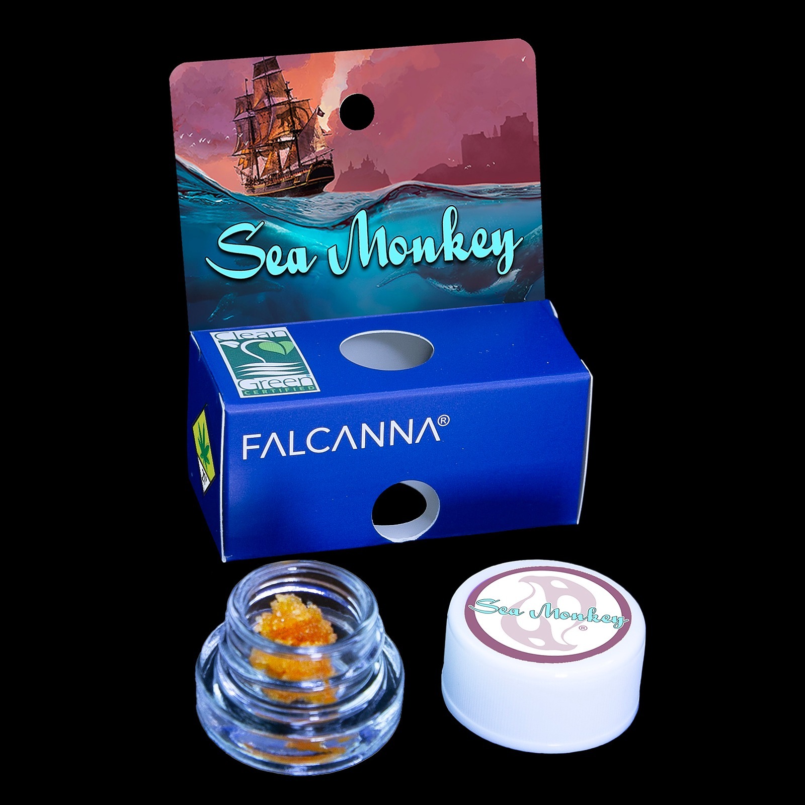 Falcanna: Sea Monkey Cold Cured Sugar Wax | Leafly