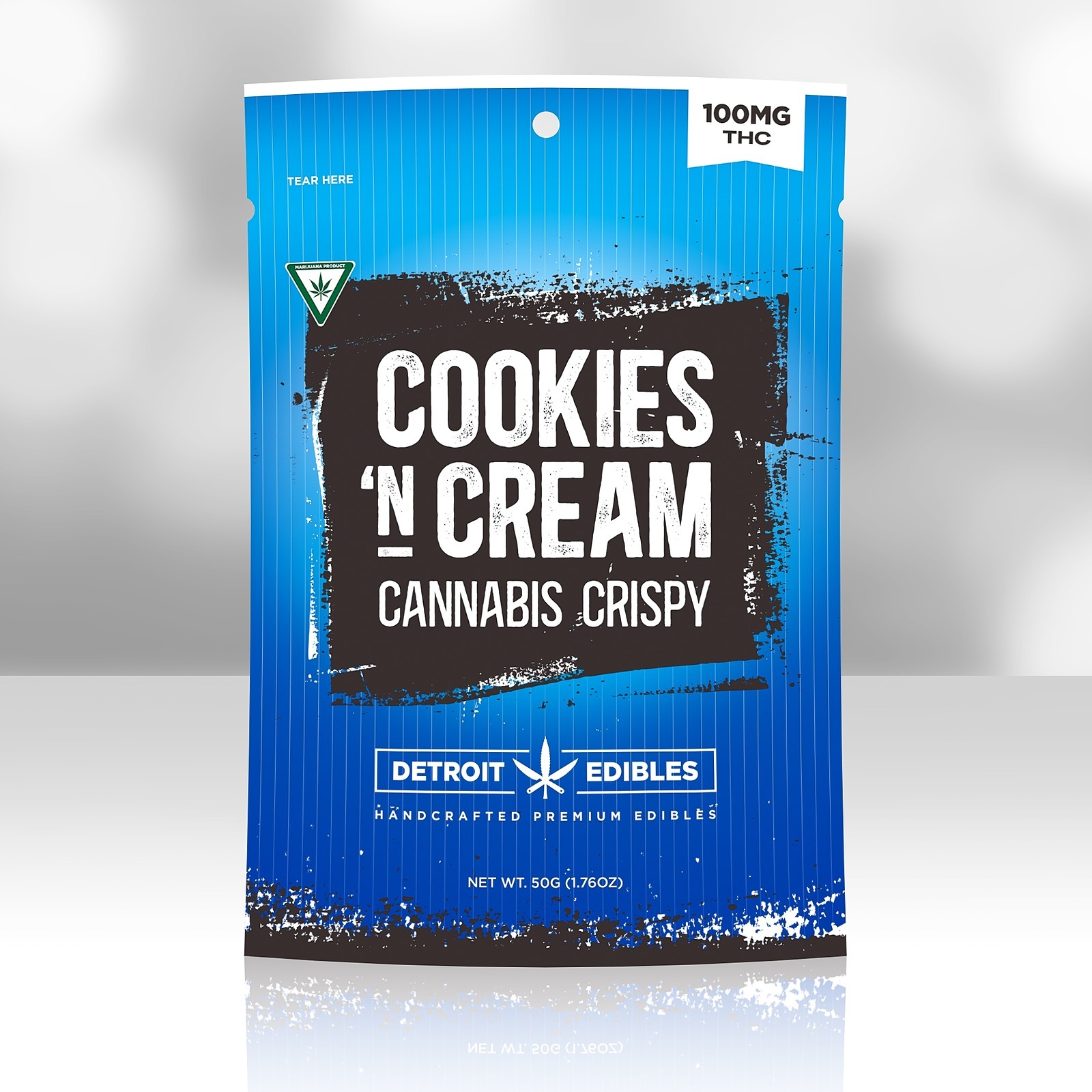 Detroit Edibles: Cookies 'N Cream Cannabis Crispy | Leafly