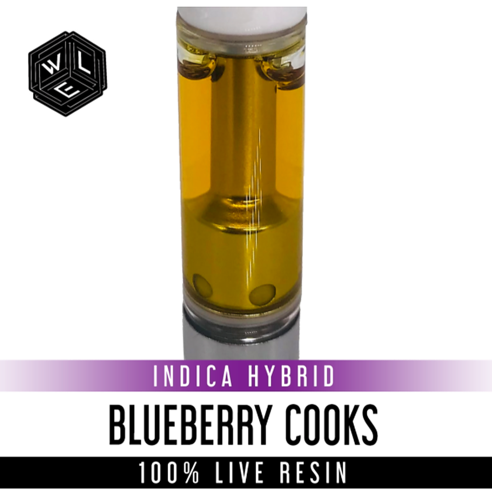 White Label Extracts Blueberry Cooks 100 Live Resin Cartridge 1 Gram