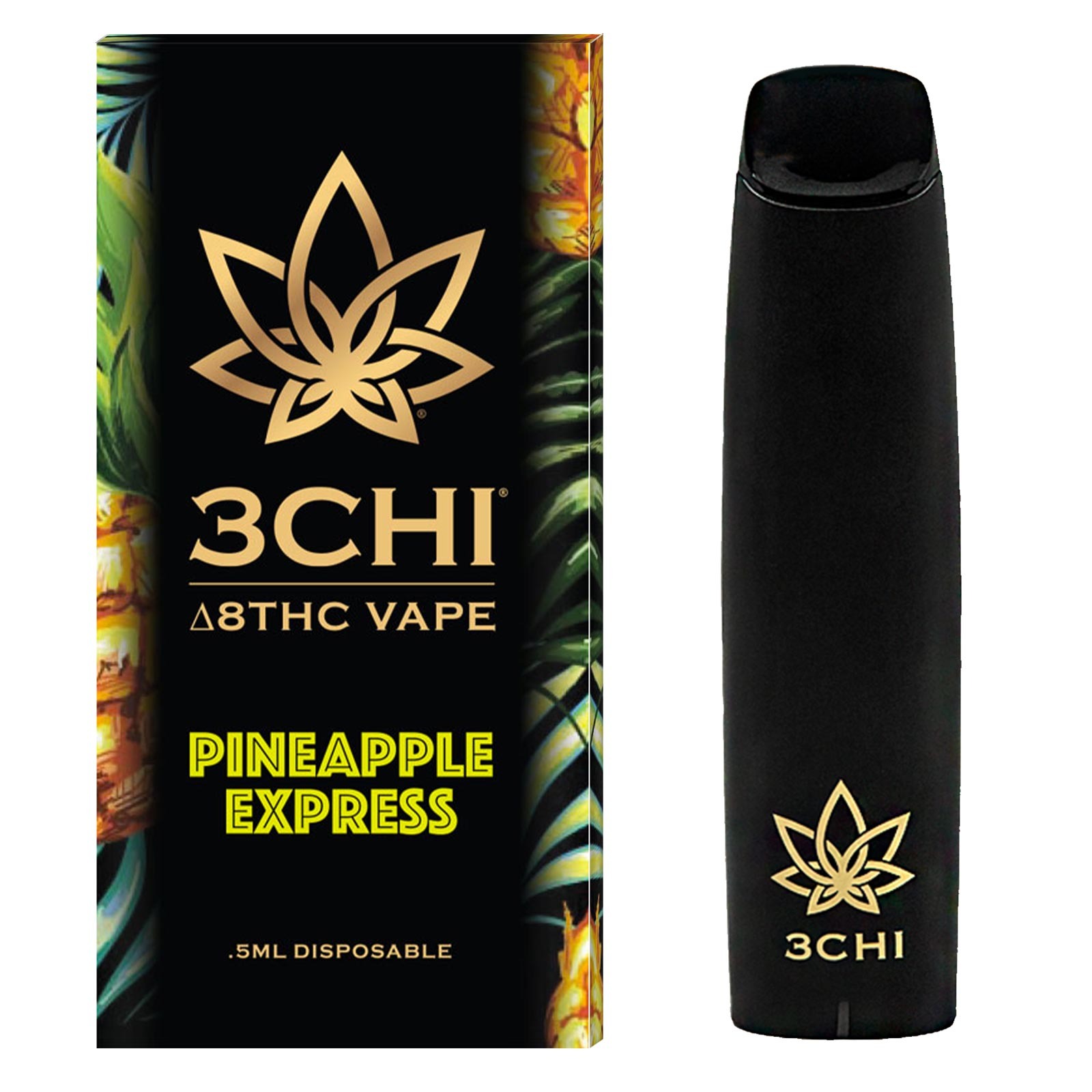 3chi Delta 8 Thc Disposable Vape Cartridge Pineapple Express 0 5ml