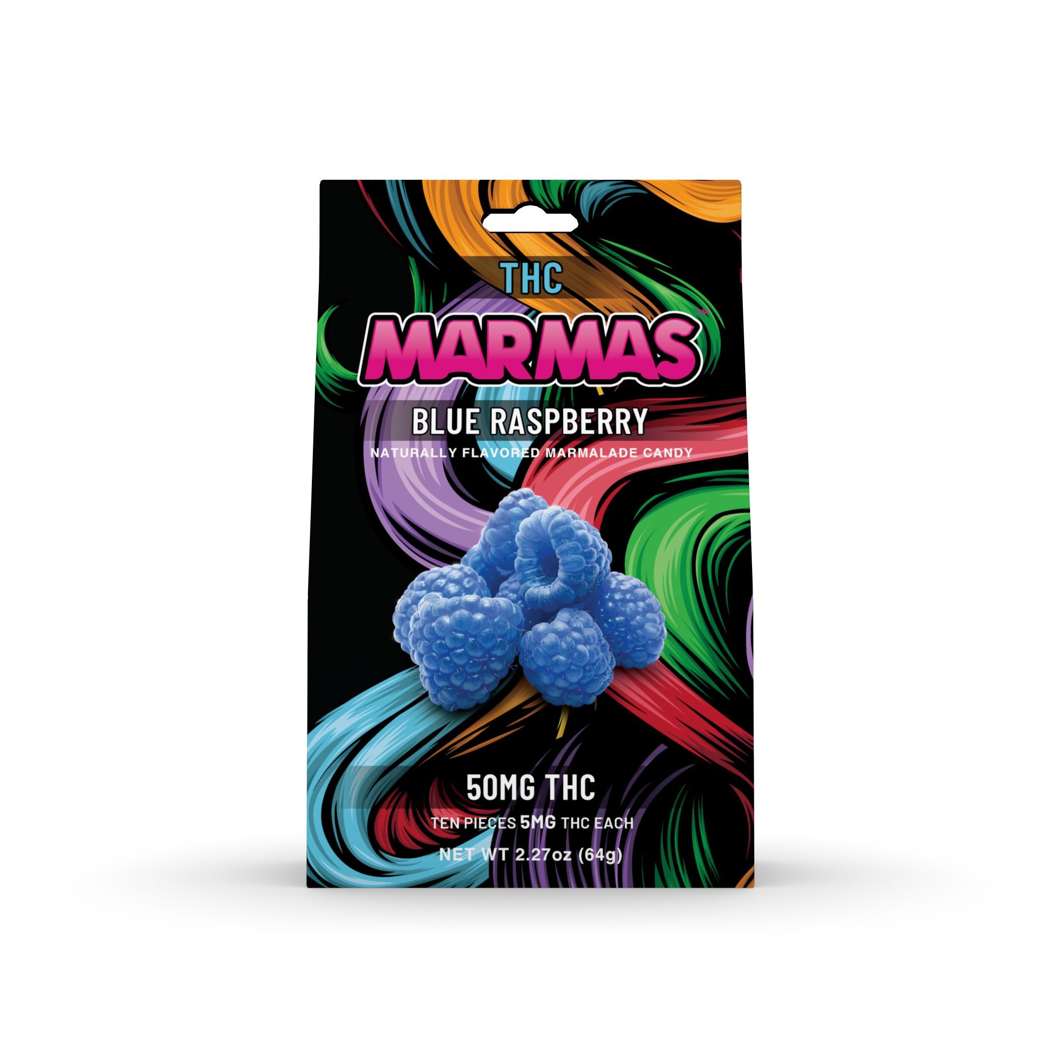 Marmas: Blue Raspberry 50mg 10-pack | Leafly